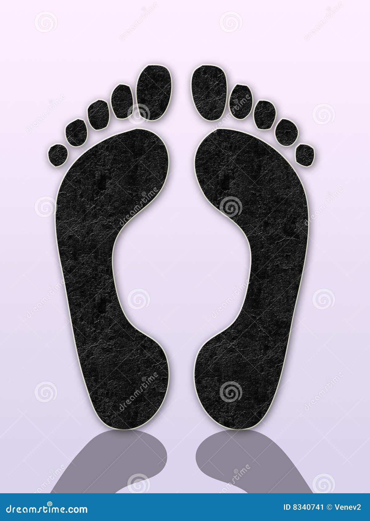 Abstract tracks of feet stock illustration. Illustration of liquid ...