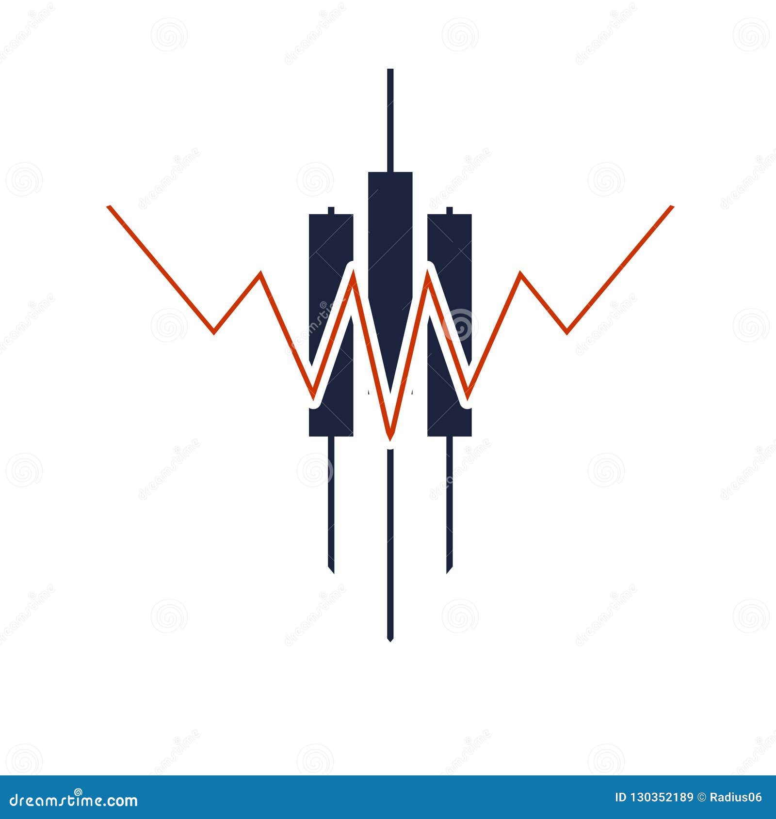 Abstract trading emblem stock vector. Illustration of consulting ...