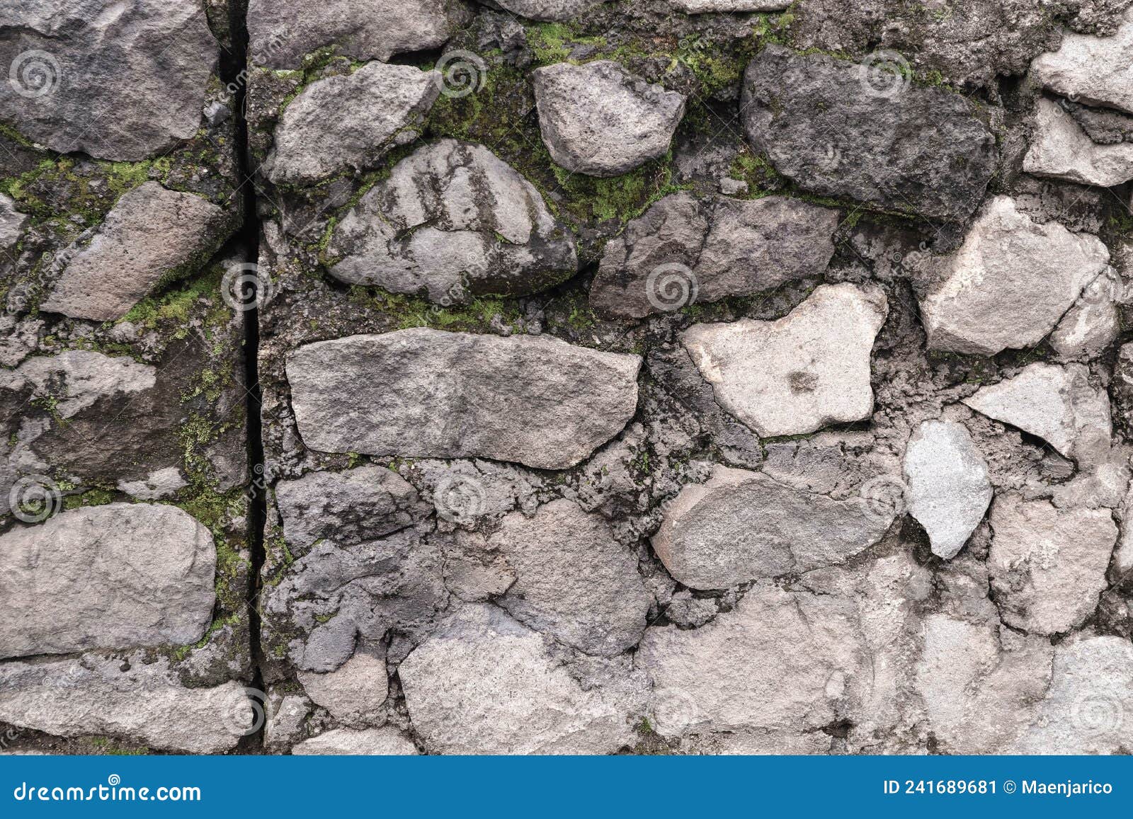 Abstract Traditional Stone Wall Pavement Texture Background. Bumpy ...