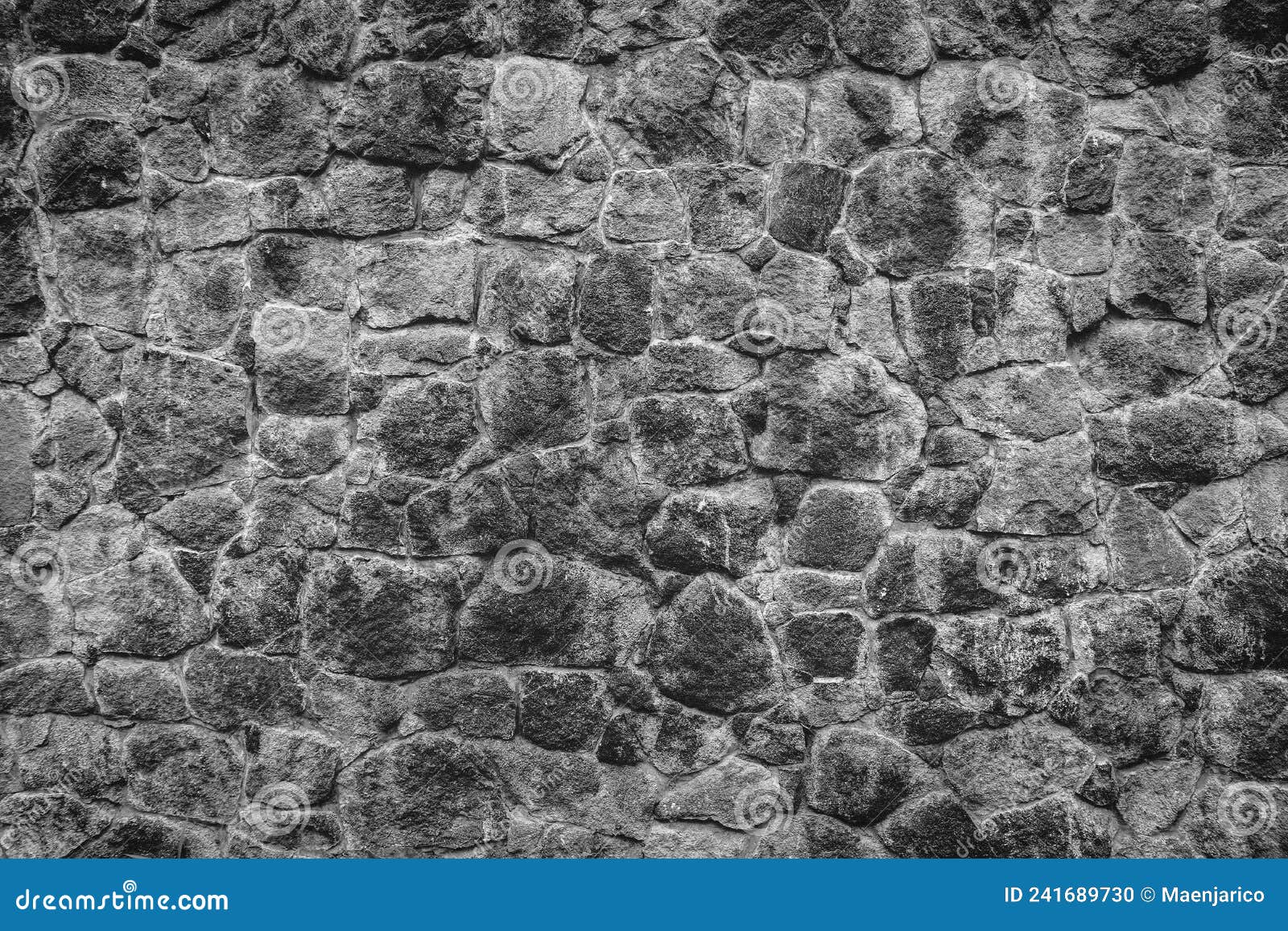 Abstract Traditional Stone Wall Pavement Texture Background. Bumpy ...
