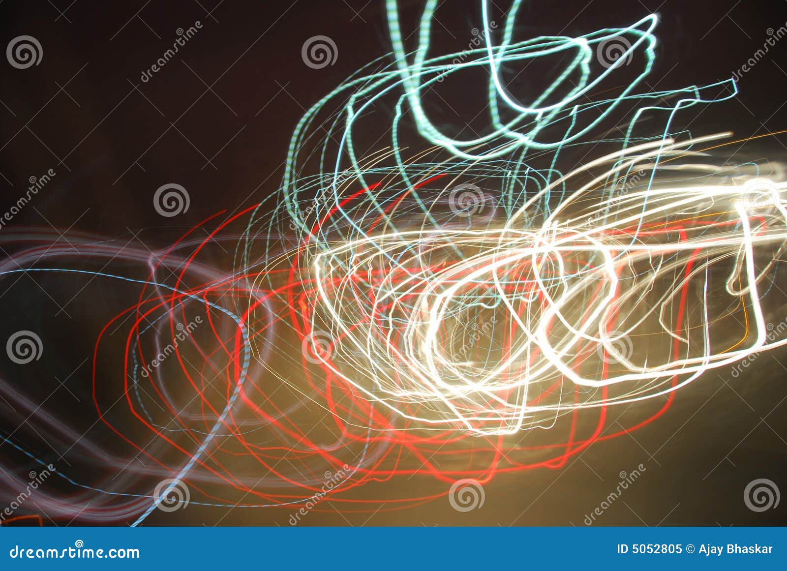 Abstract Traffic Light Effect Stock Image - Image of colorful ...