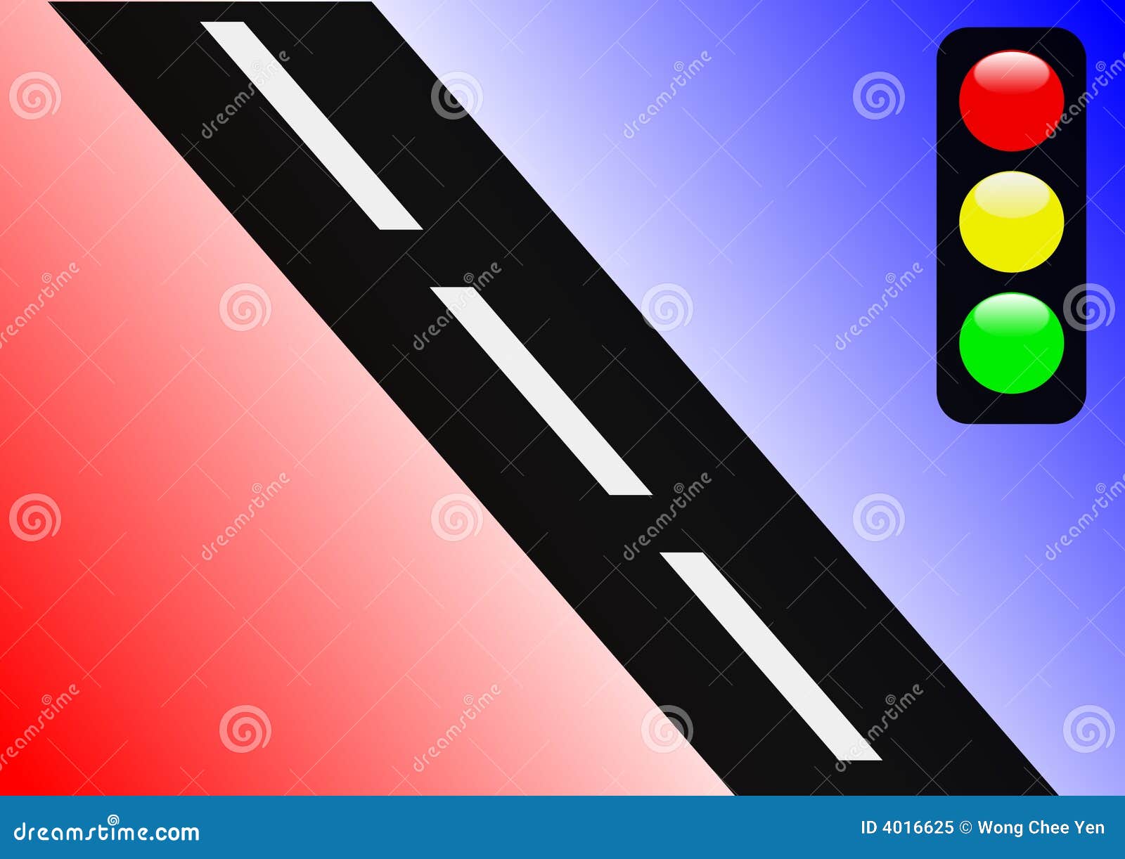 Abstract traffic signal stock illustration. Illustration of colorful ...