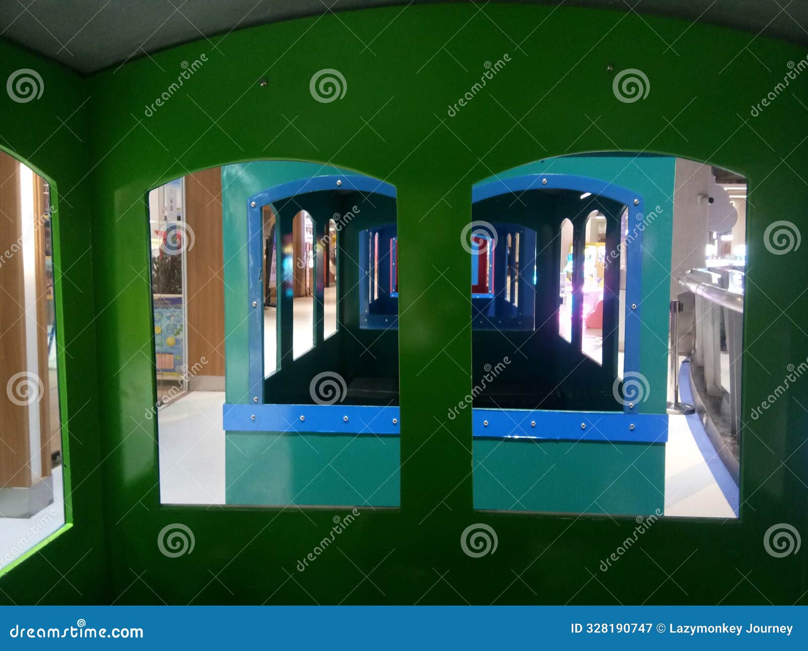 Abstract Train Frame Compartments are Stacked Together Stock Image ...