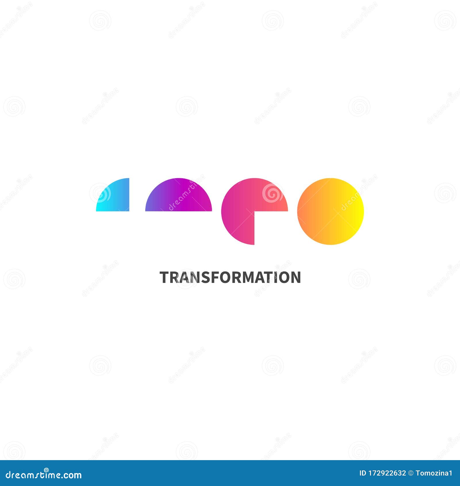 Abstract Transformation Logo Stock Vector - Illustration of color ...