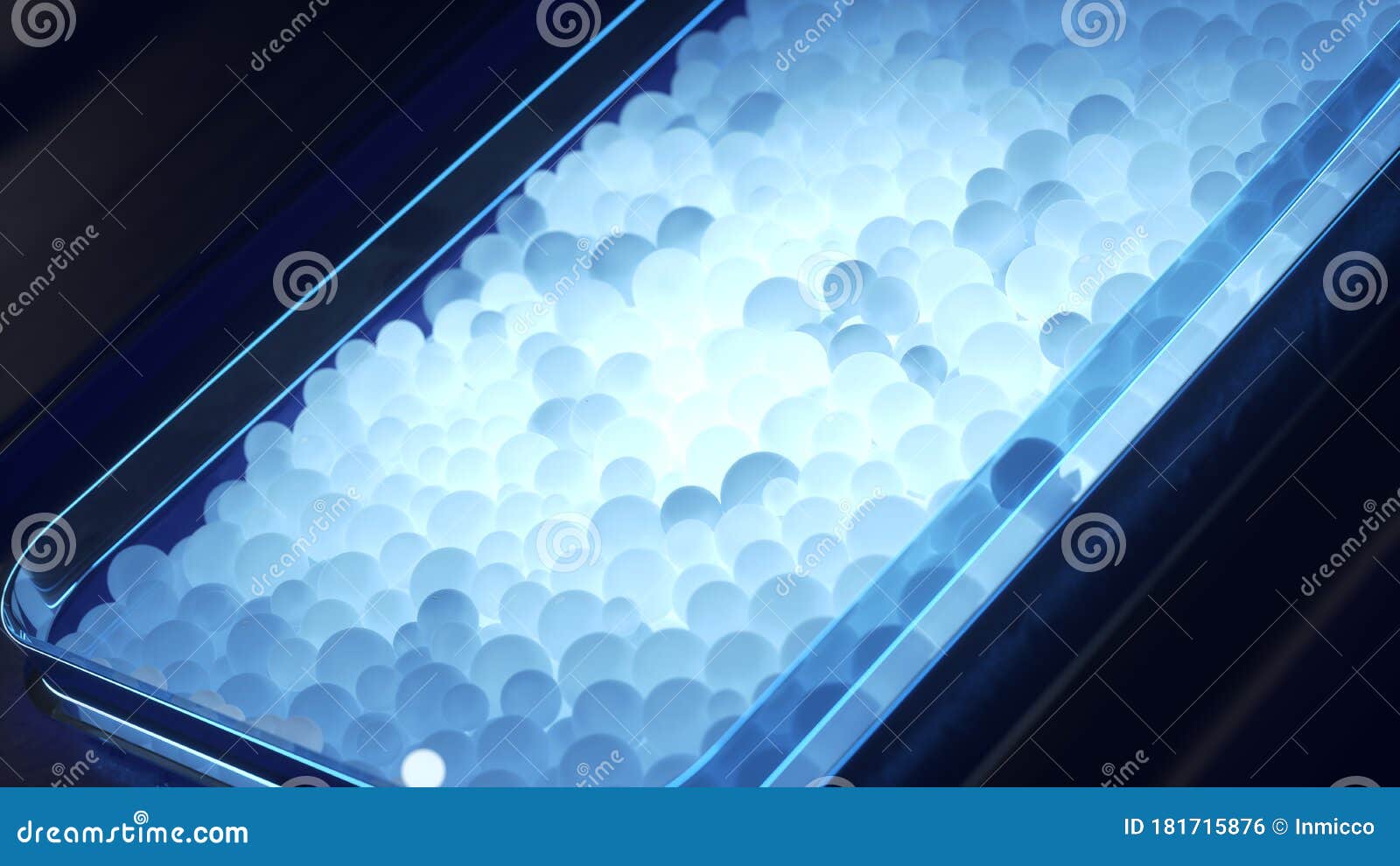 Abstract Translucent Glow Blue Spheres of Geometric Shapes. Modern Dark ... Abstract Translucent Glow Blue Spheres of Geometric Shapes. Modern Dark ...
