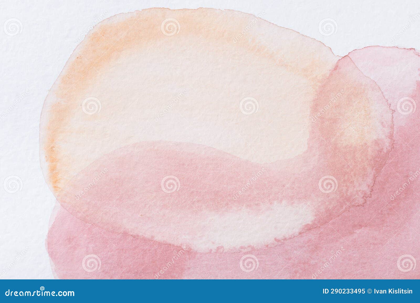 Abstract Translucent Red Yellow Watercolor Texture Background. Creative ...