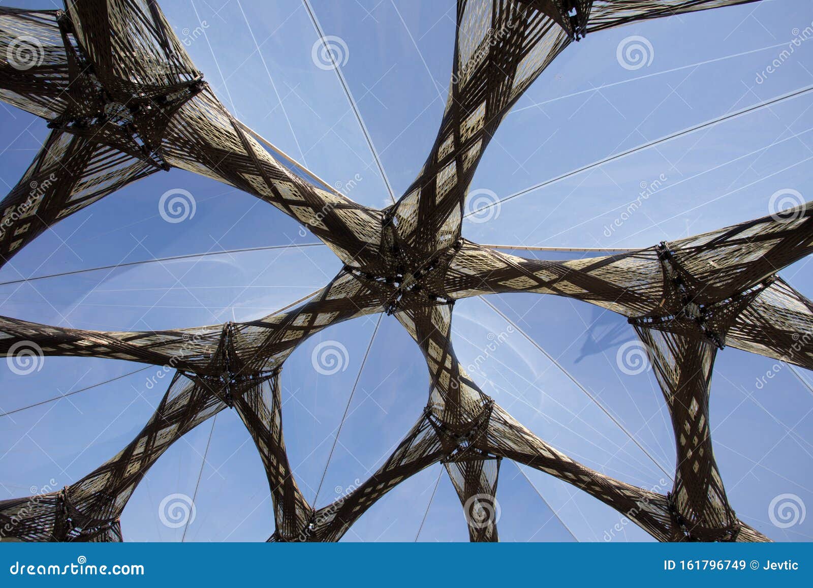 Spider web shaped ceiling stock image. Image of skylight - 161796749