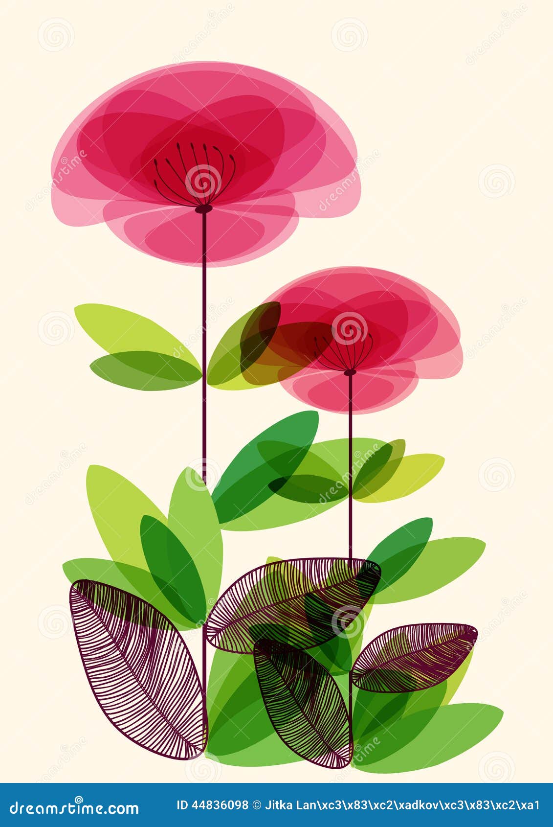 Transparent Abstract Flowers Stock Illustrations – 14,543 Transparent ...