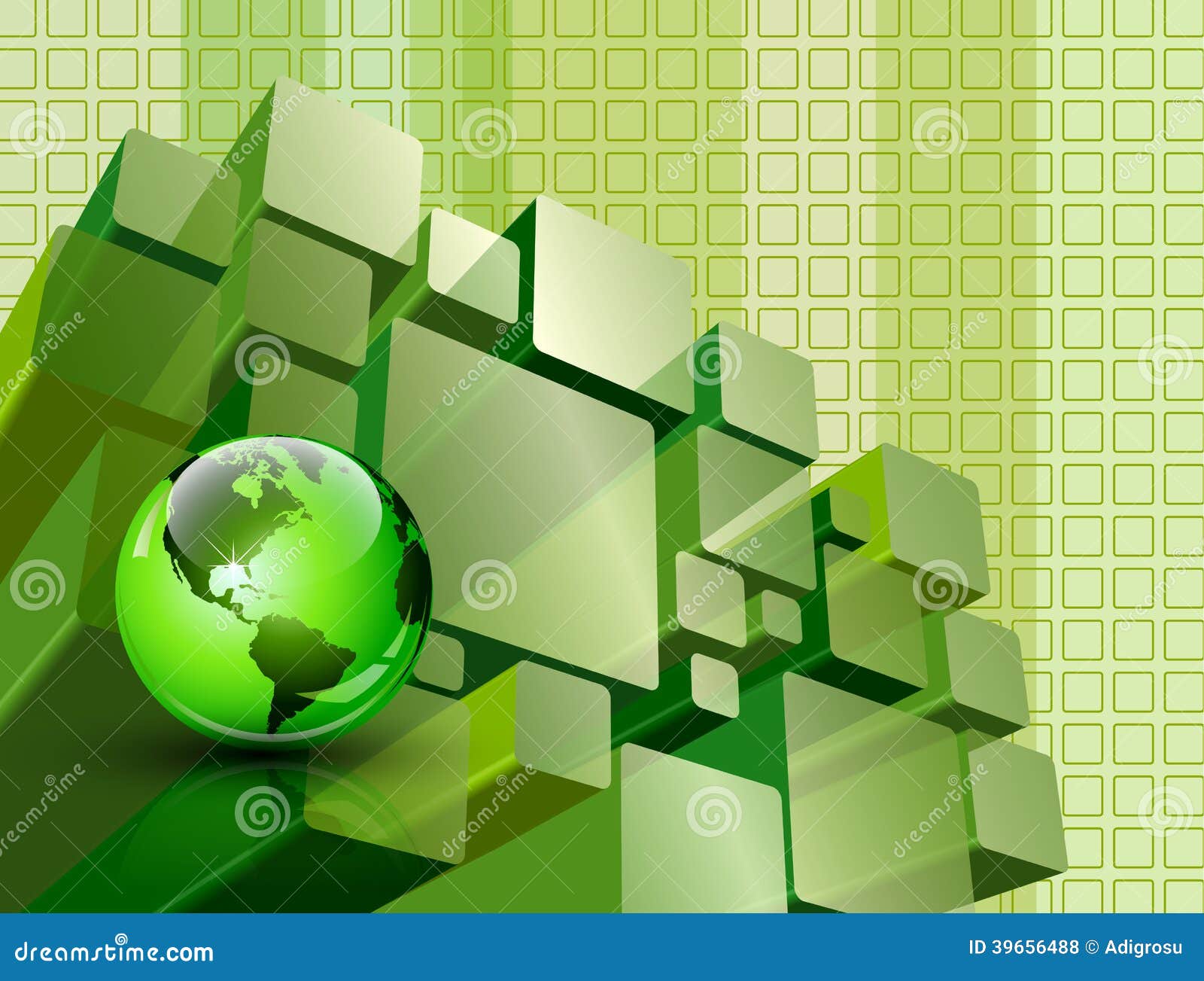 Abstract Transparent Modules Composition Stock Vector - Illustration of ...