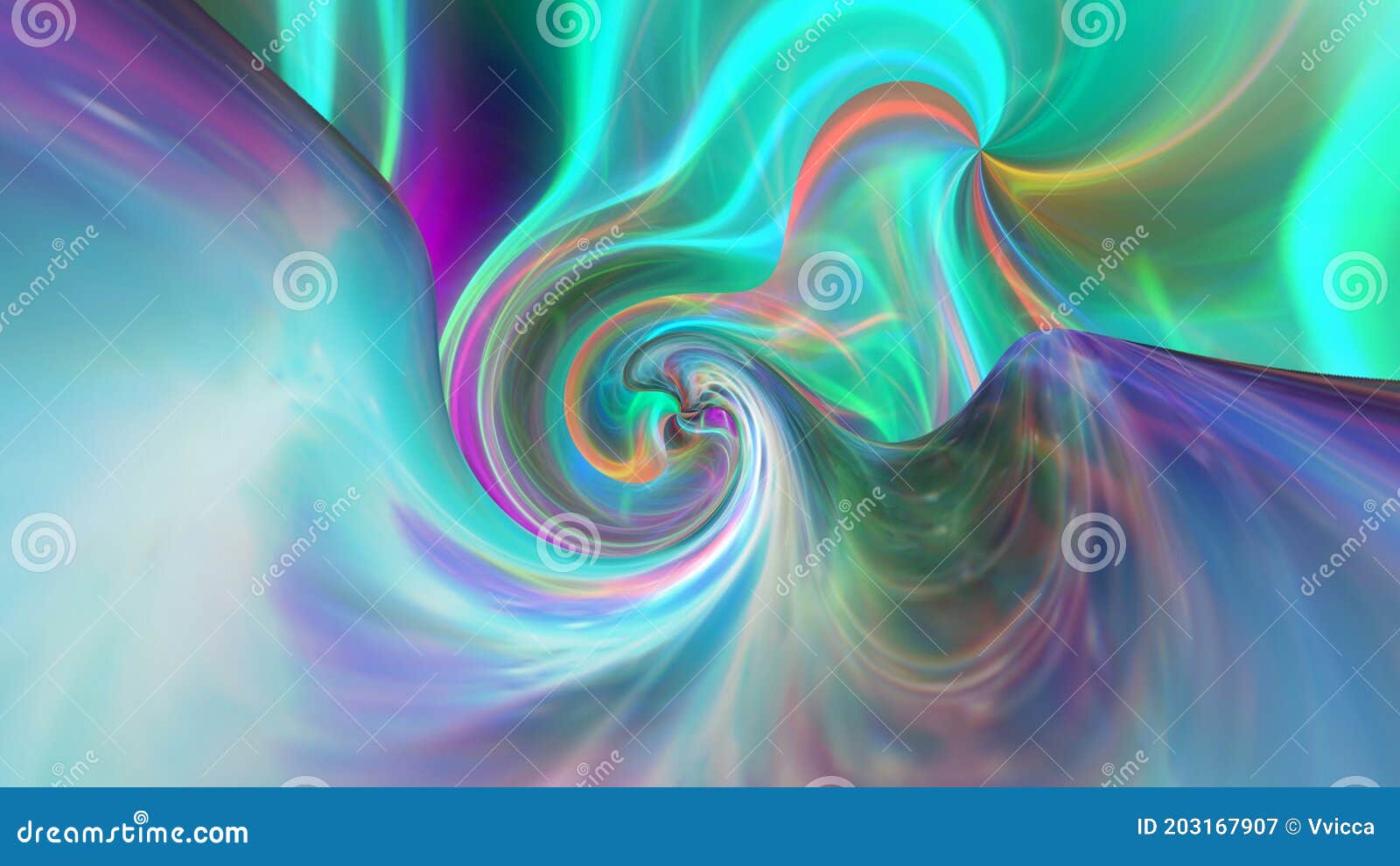 Layered Rainbow Infinity Symbol On White Background Vector Illustration ...