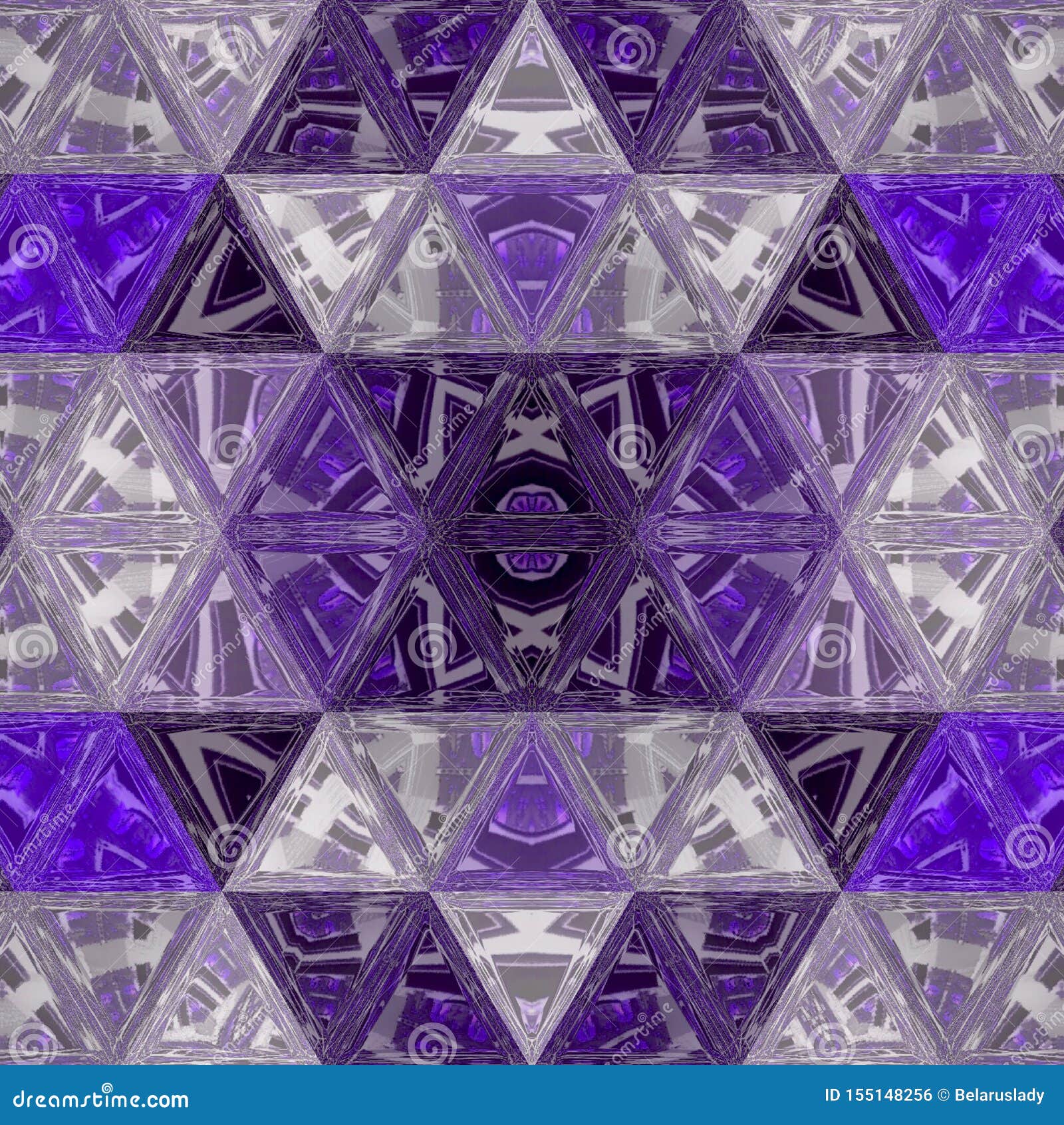 Abstract Transparent Pattern with Triangles in Ultraviolet Stock ...