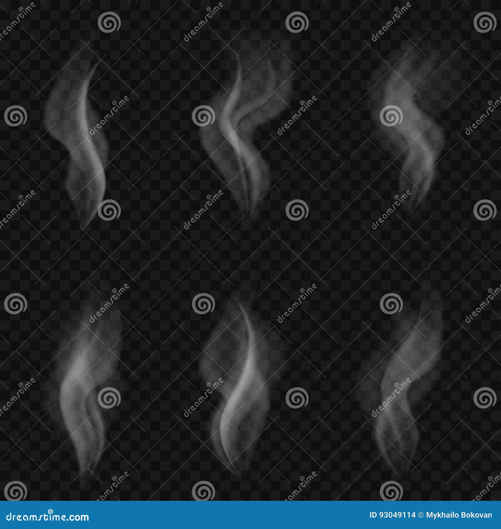 Abstract transparent smoke stock vector. Illustration of messy - 93049114