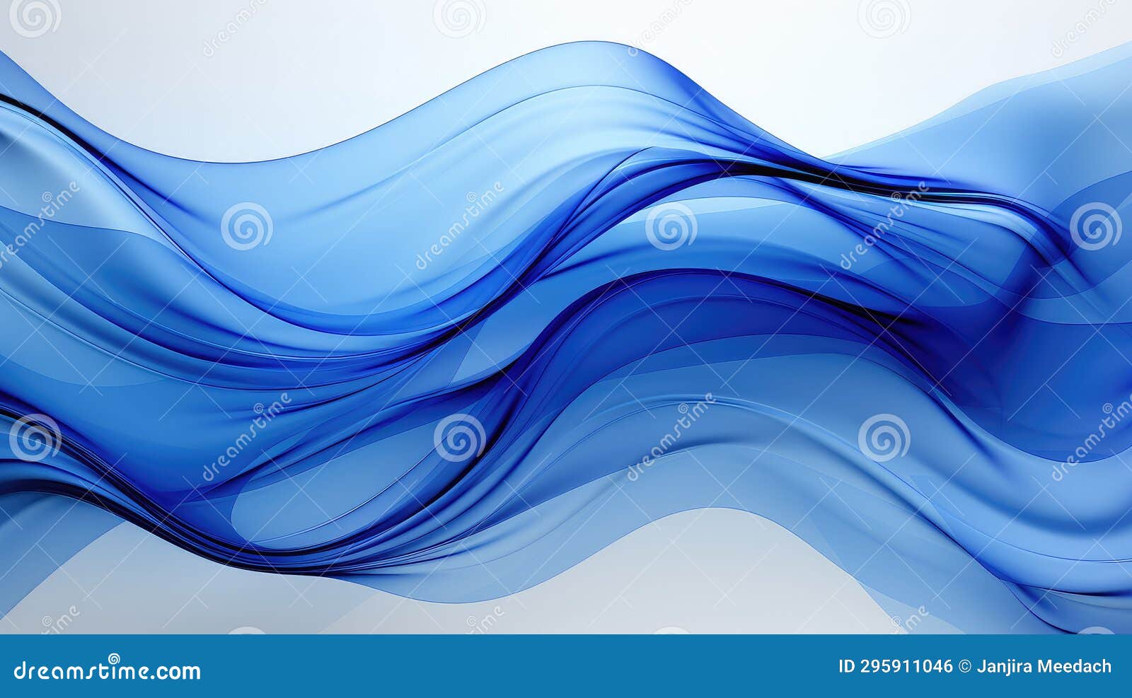 Abstract Transparent Smooth Wave Background Generative AI Stock ...