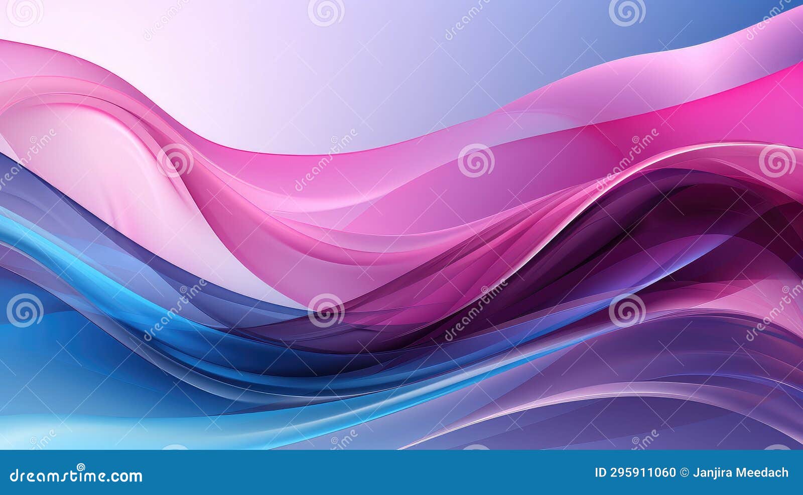 Abstract Transparent Smooth Wave Background Generative AI Stock ...