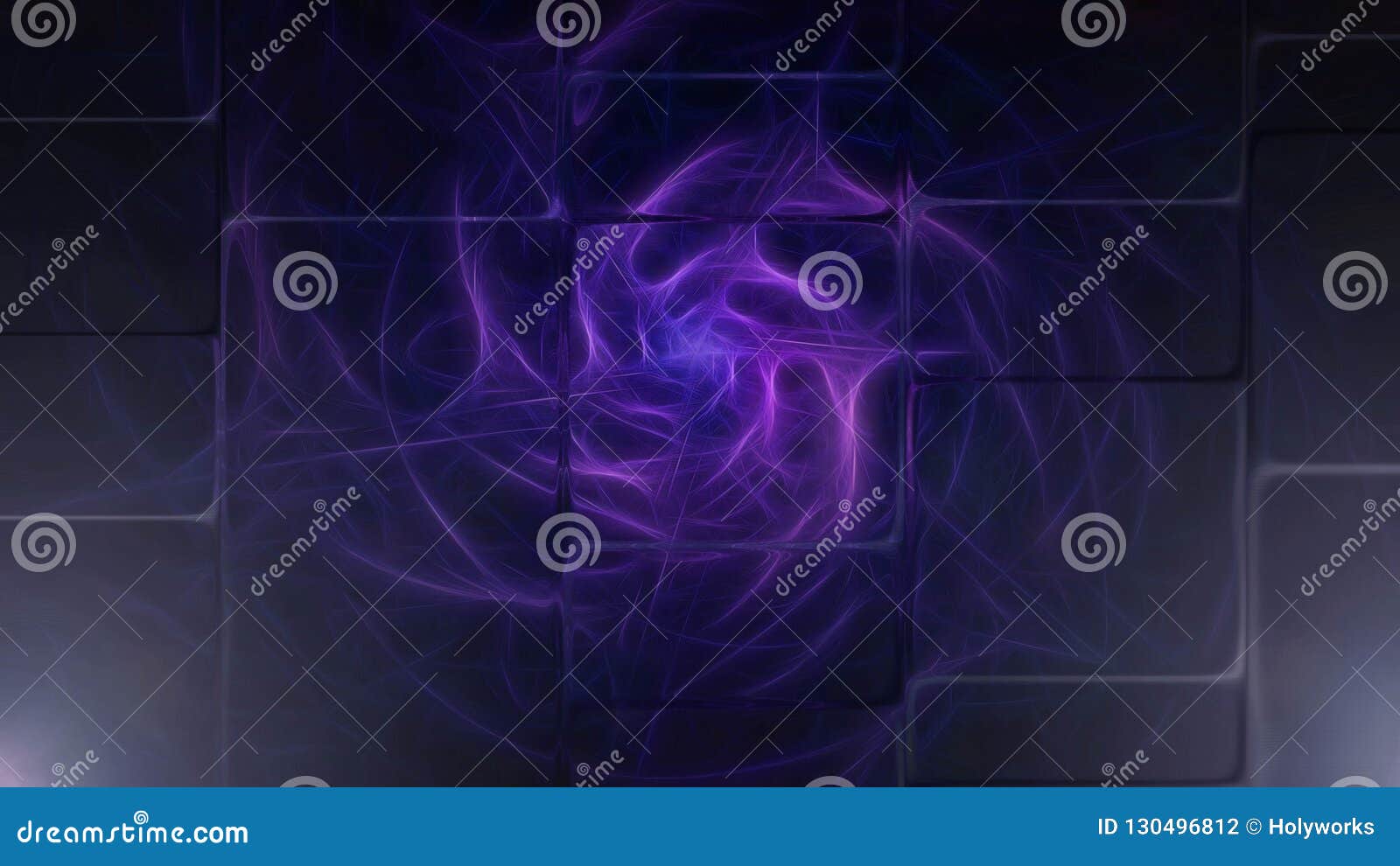 Abstract Transparent Wall To Infinity Stock Illustration - Illustration ...