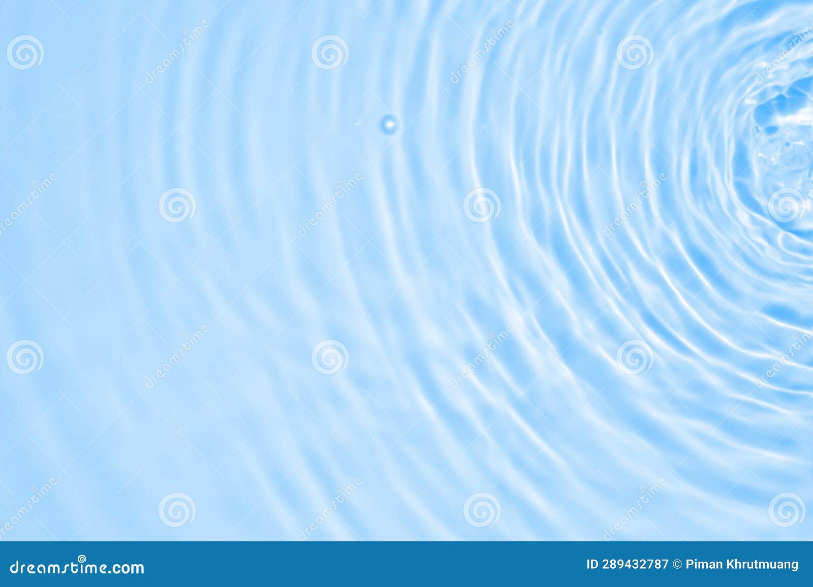Transparent Water Shadow Surface Texture Natural Ripple on Blue ...