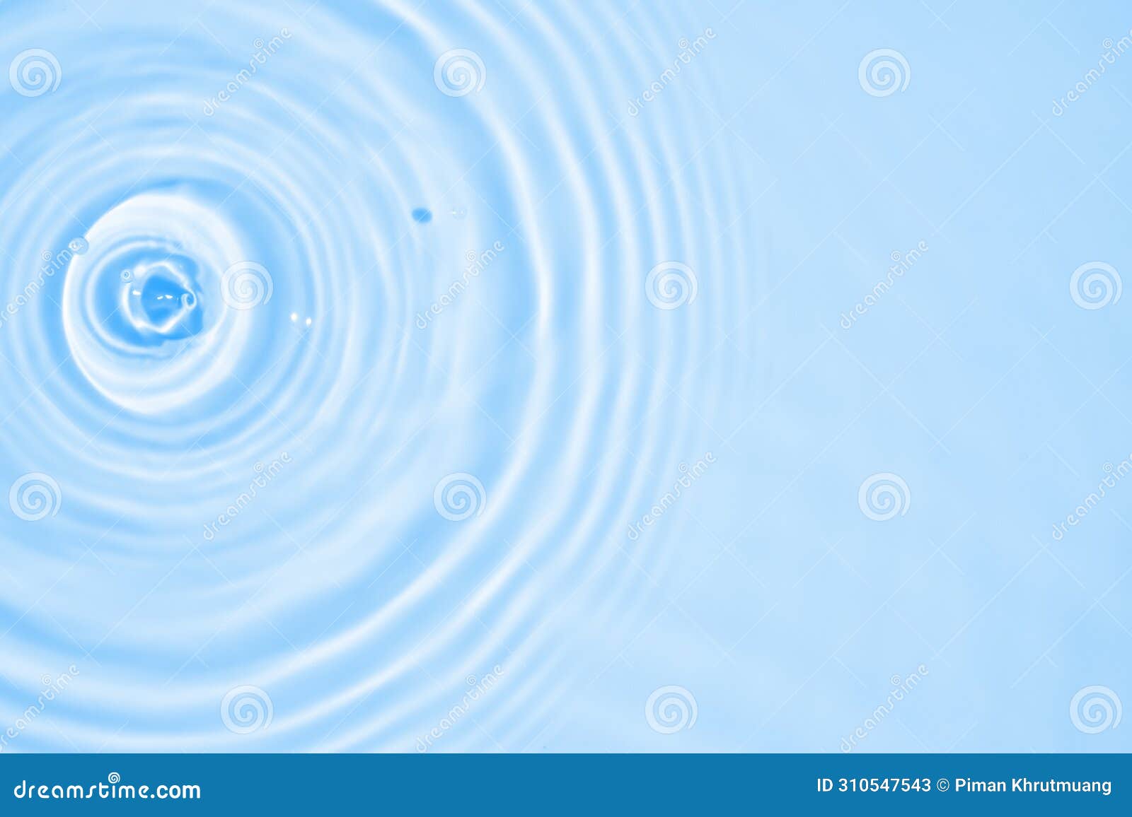 Transparent Water Shadow Surface Texture Natural Ripple on Blue ...