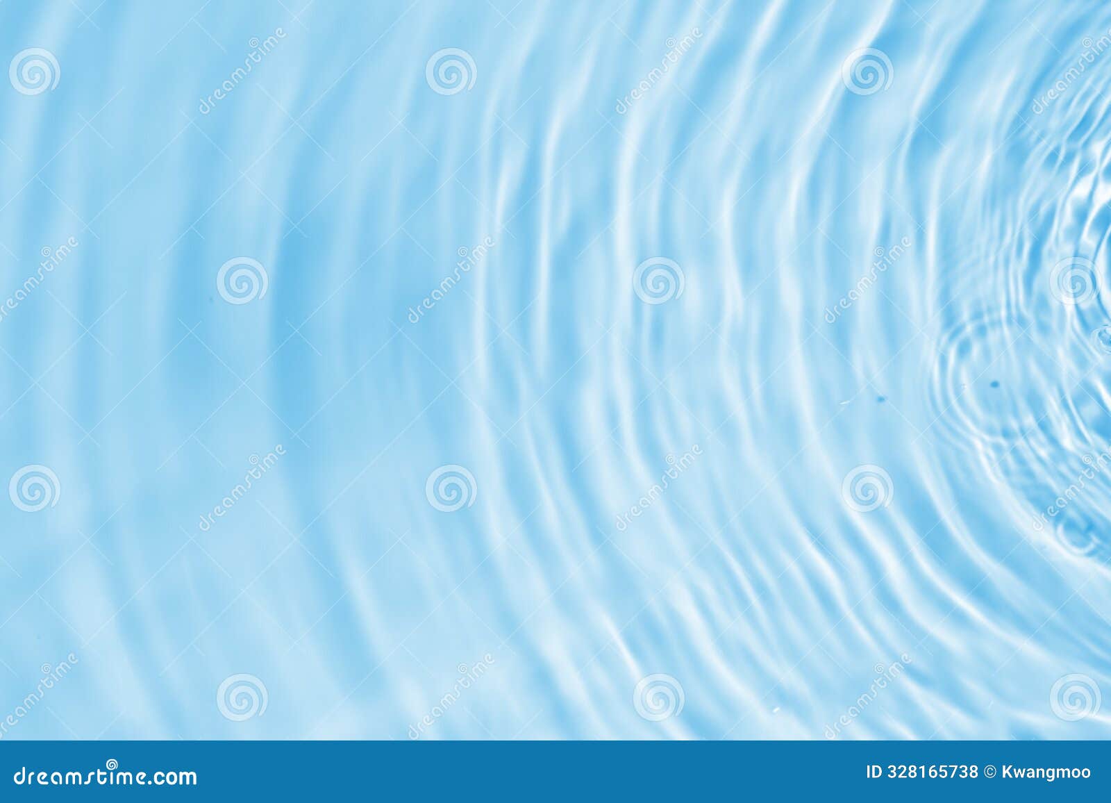 Transparent Water Shadow Surface Texture Natural Ripple on Blue ...