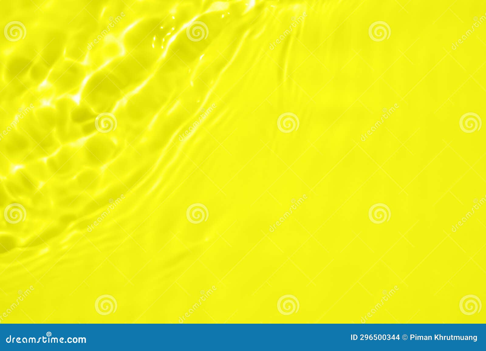 Transparent Water Shadow Surface Texture Natural Ripple on Yellow ...