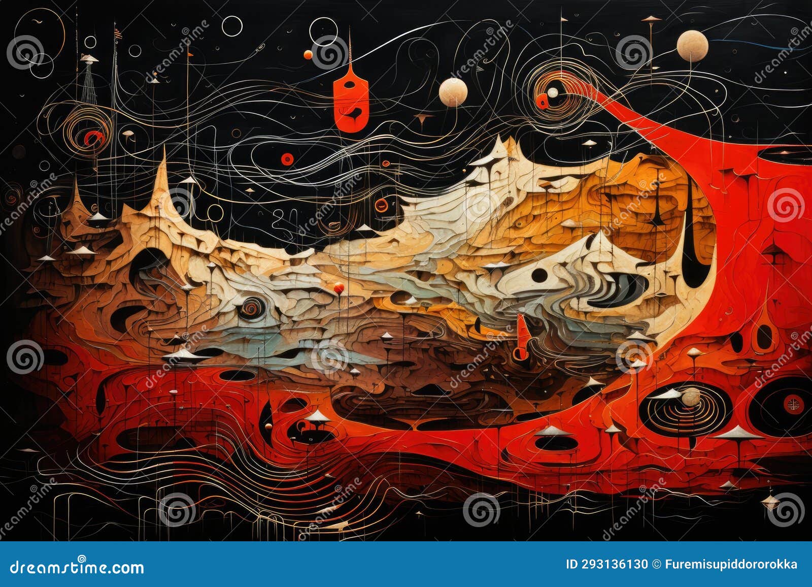 Abstract Treasure Map Abstract Map Background Retro Style Stock ...