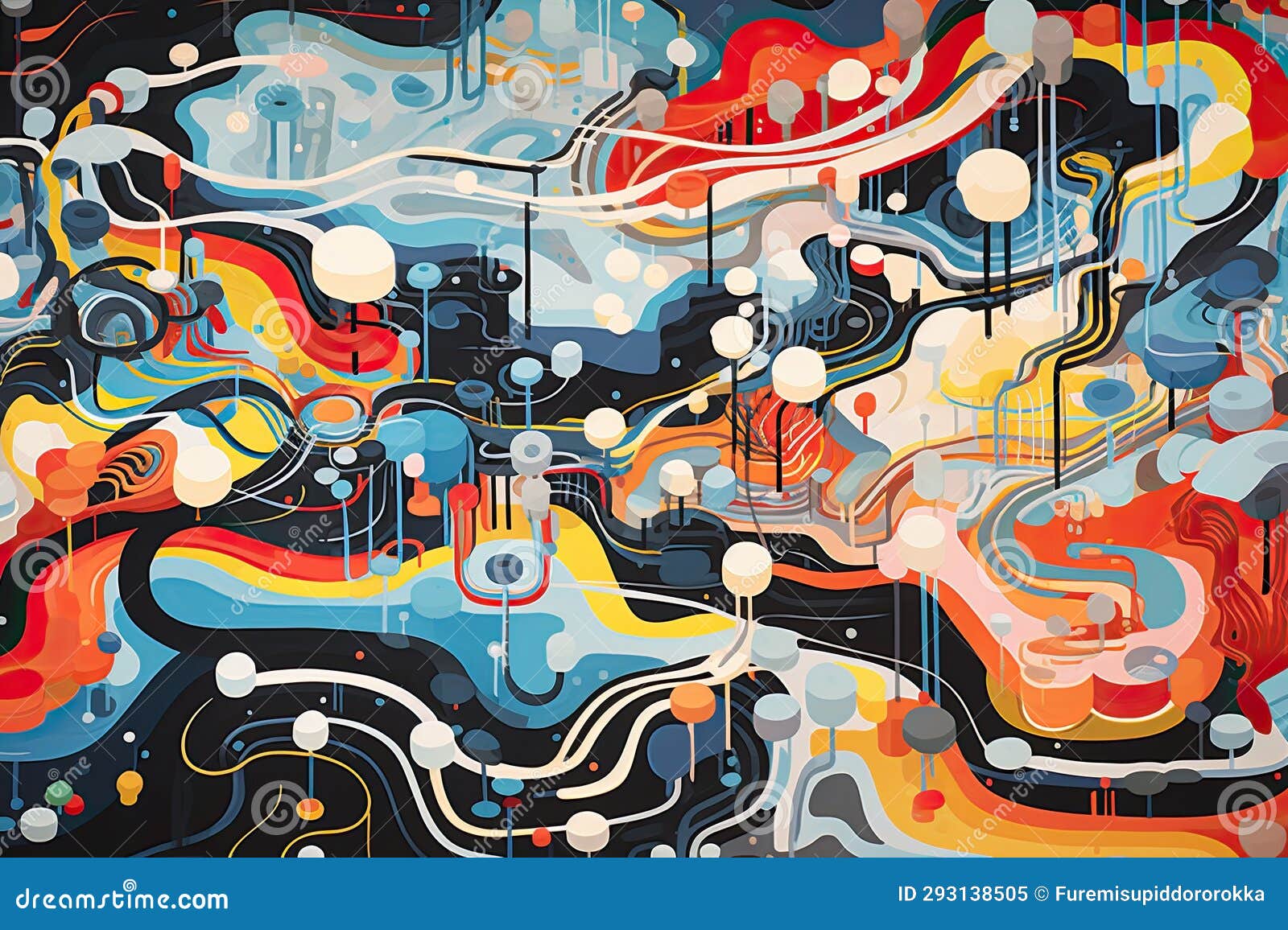 Abstract Treasure Map Abstract Map Background Retro Style Stock ...