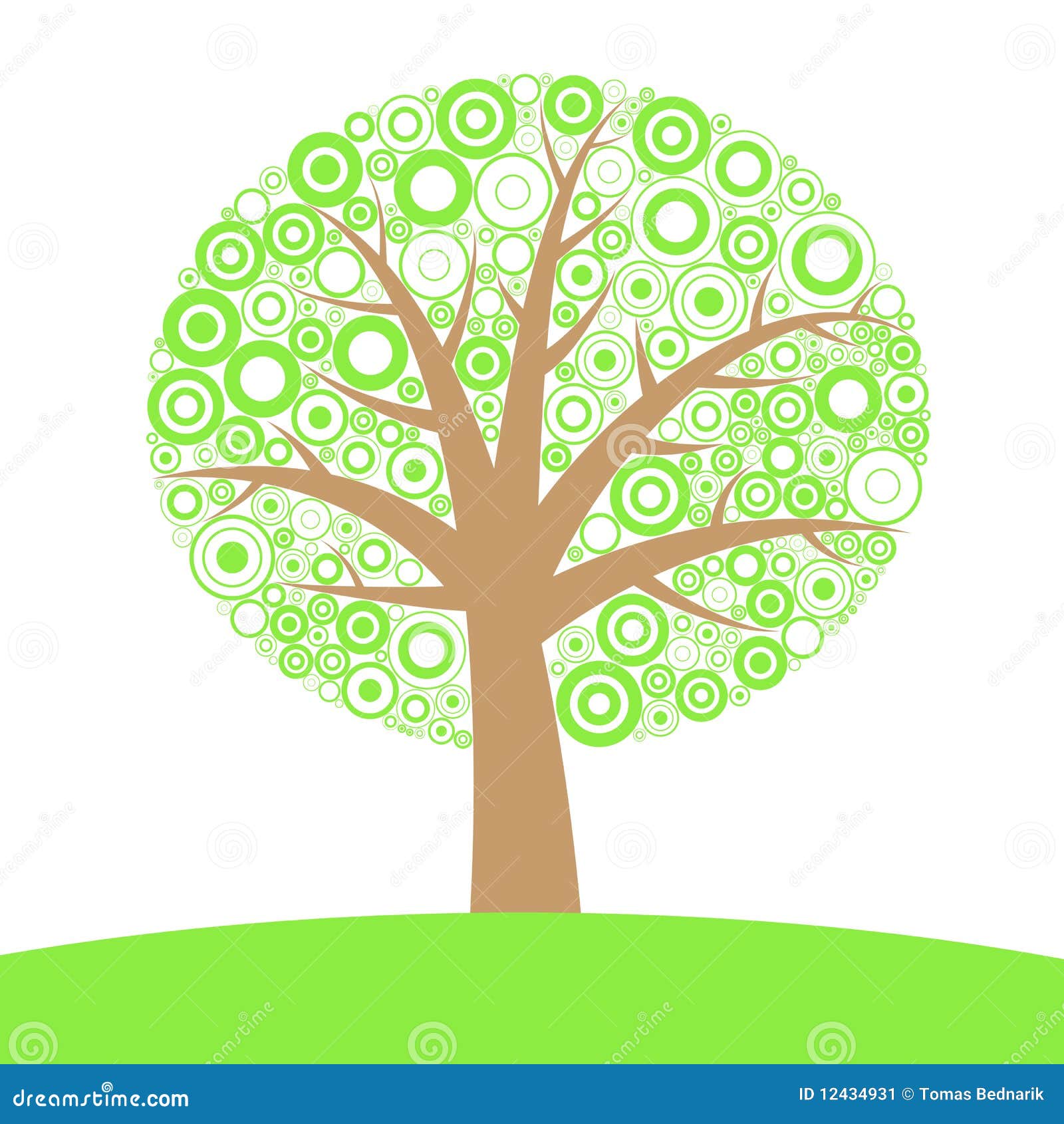 Abstract tree stock vector. Illustration of branch, design - 12434931