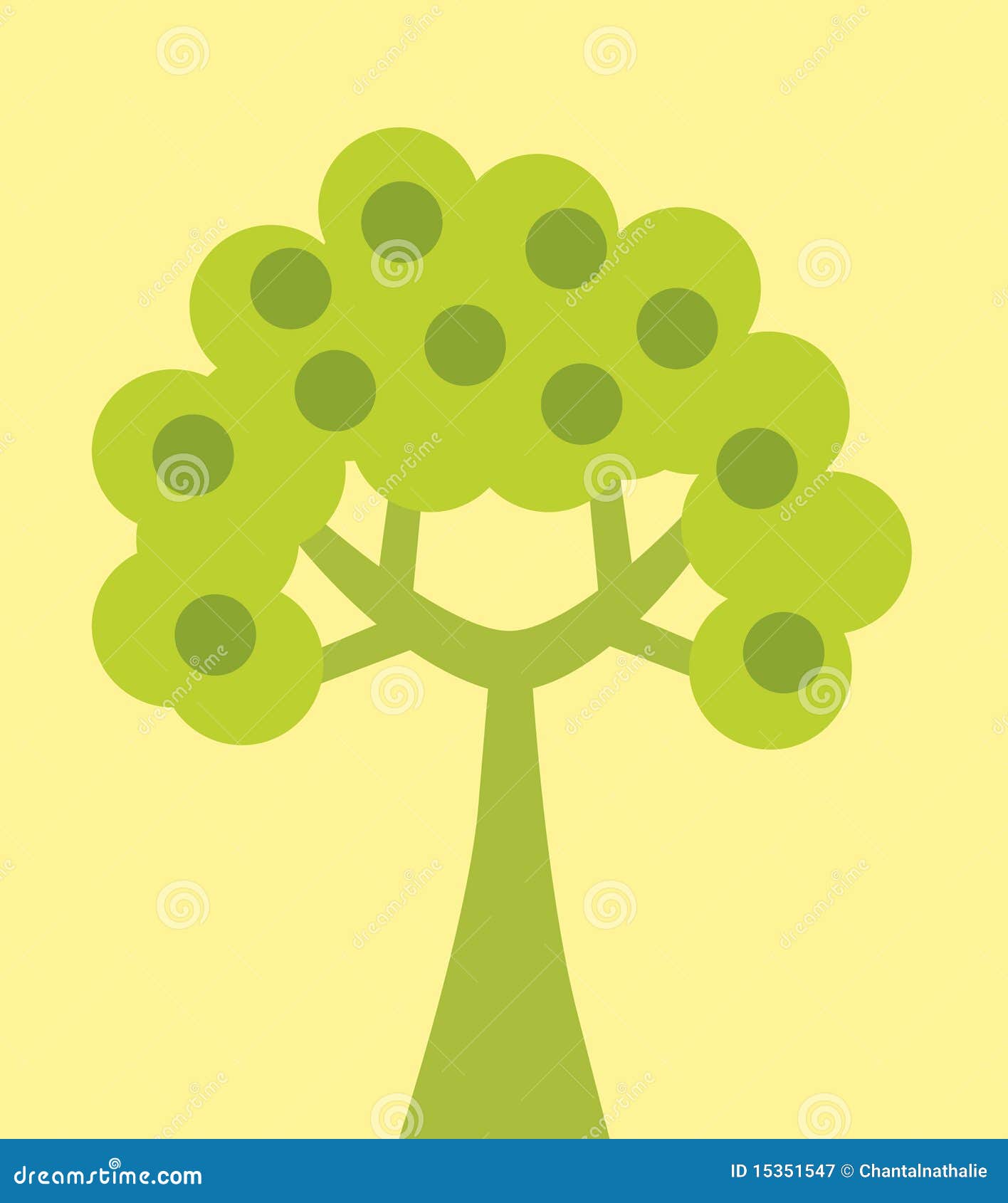 Abstract tree stock vector. Illustration of graphic, nature - 15351547