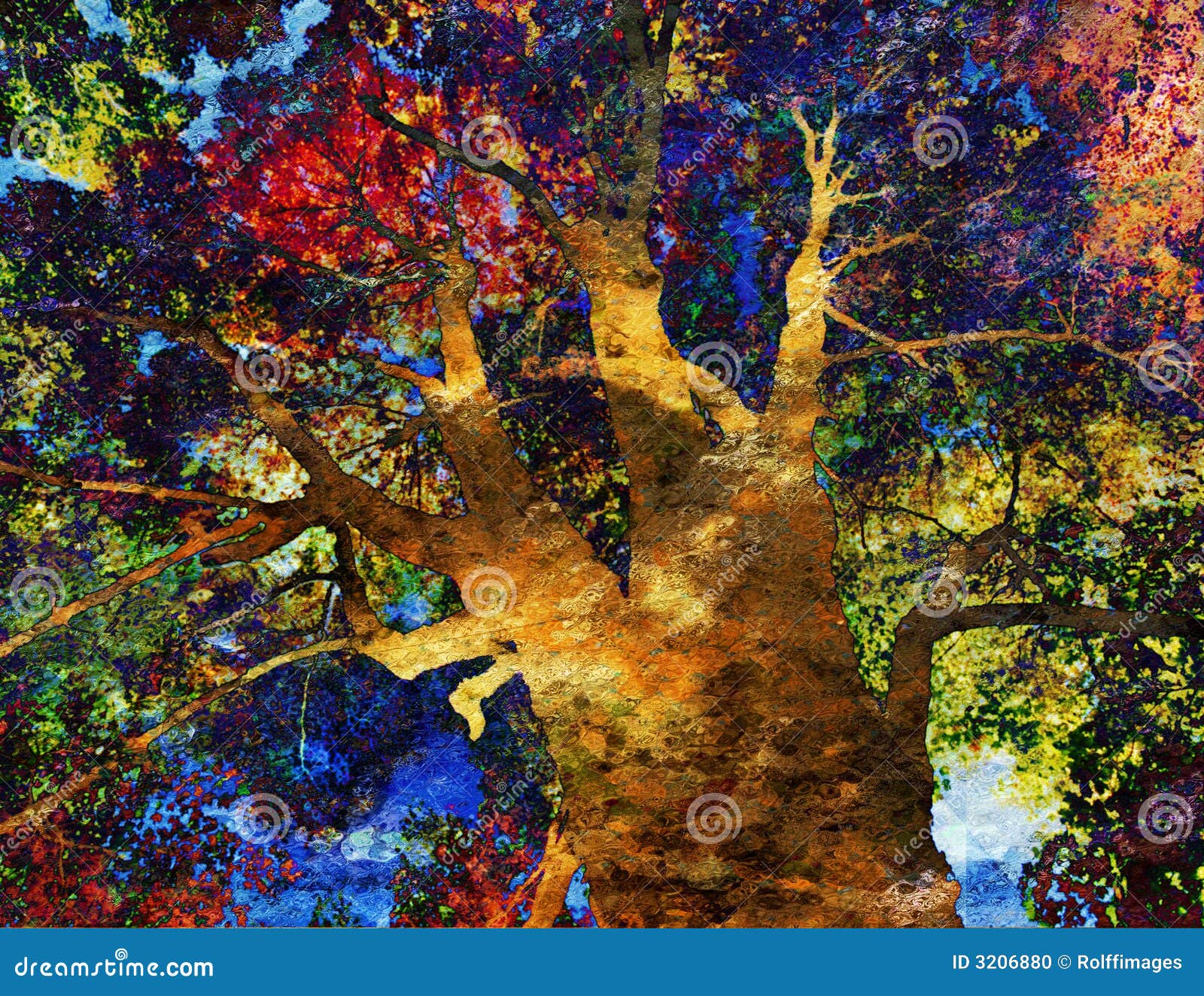 Abstract Tree stock illustration. Illustration of nature - 3206880