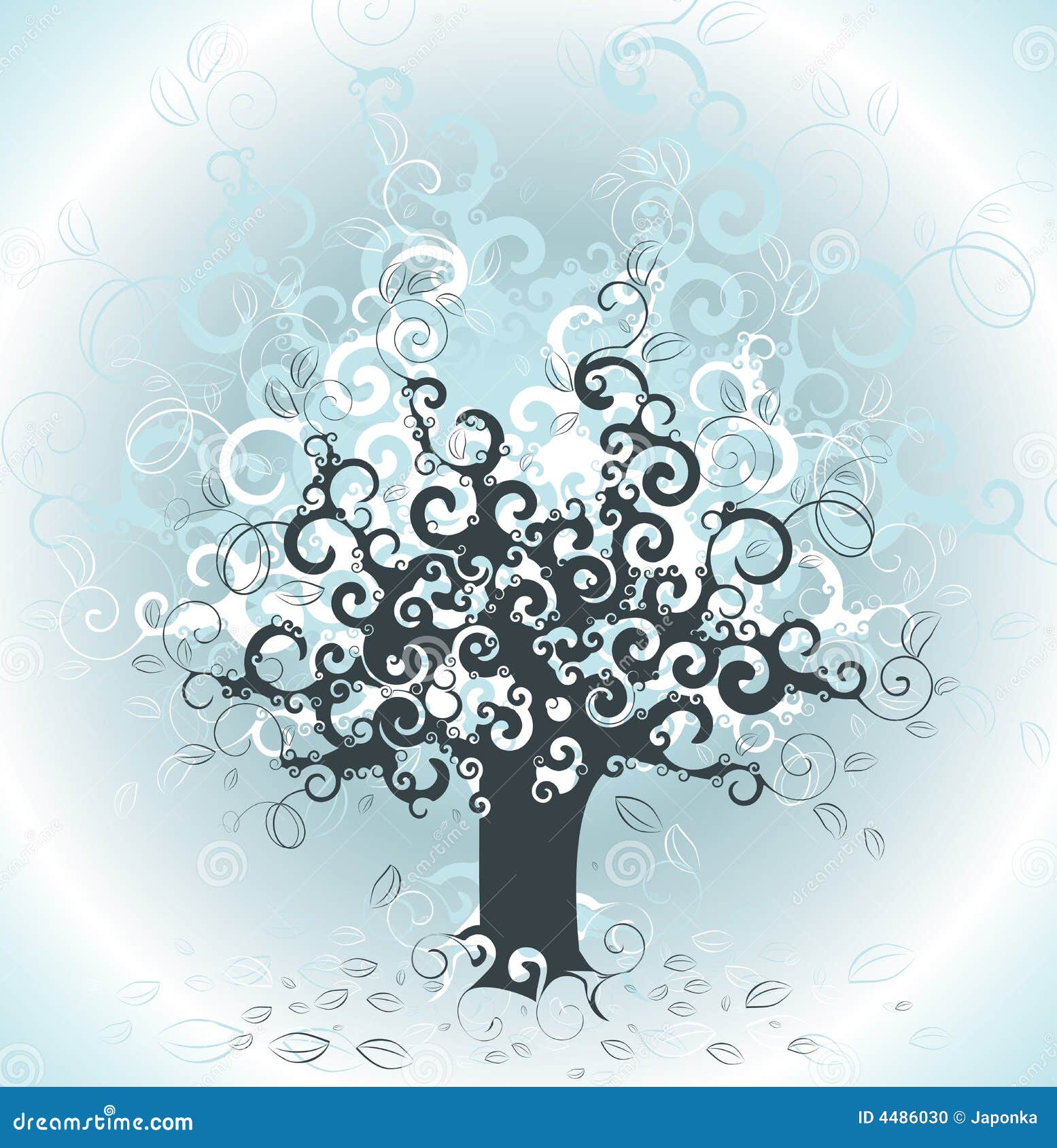 Abstract tree background stock vector. Illustration of nature - 4486030