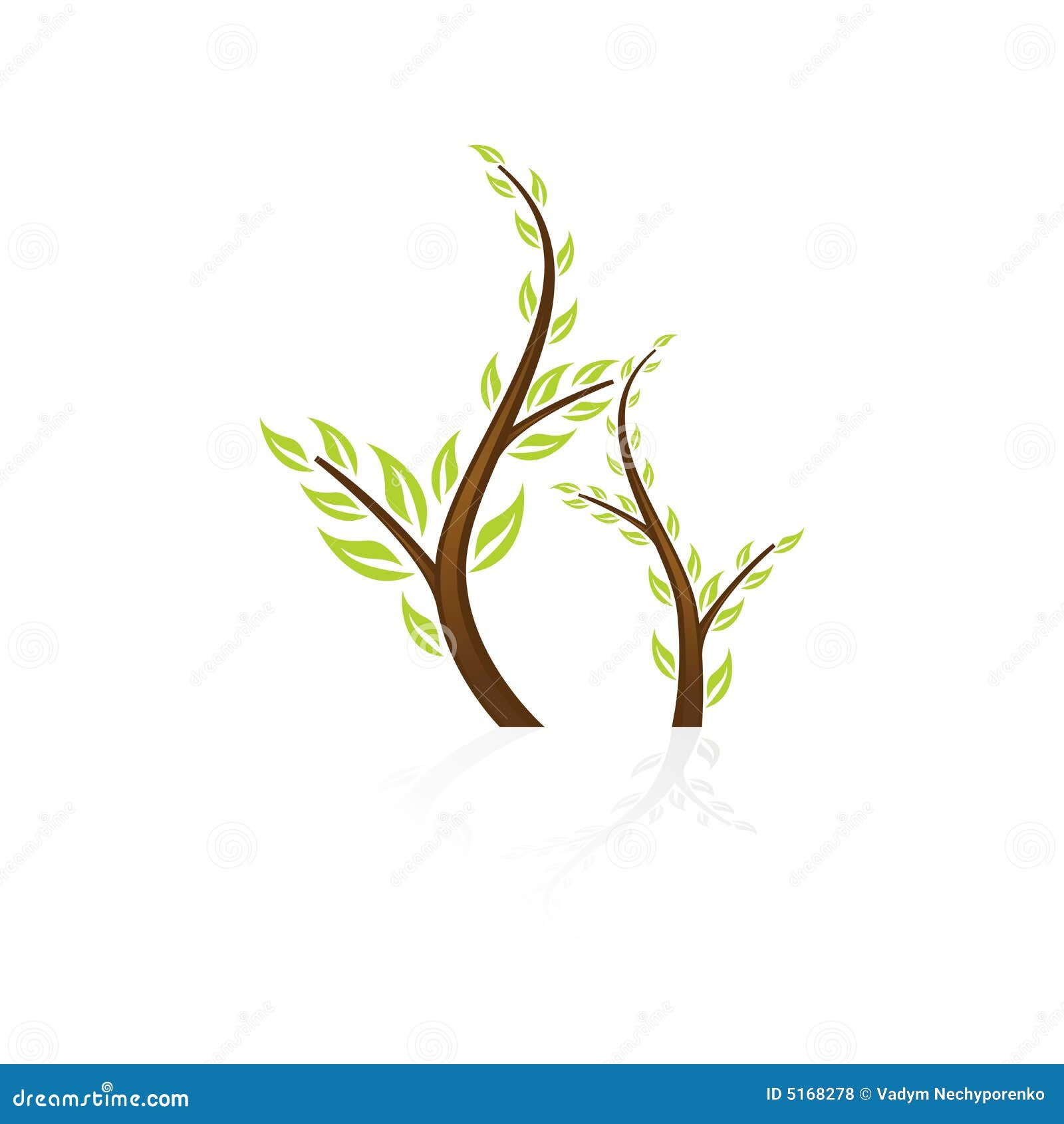Abstract tree icon stock vector. Illustration of icon - 5168278