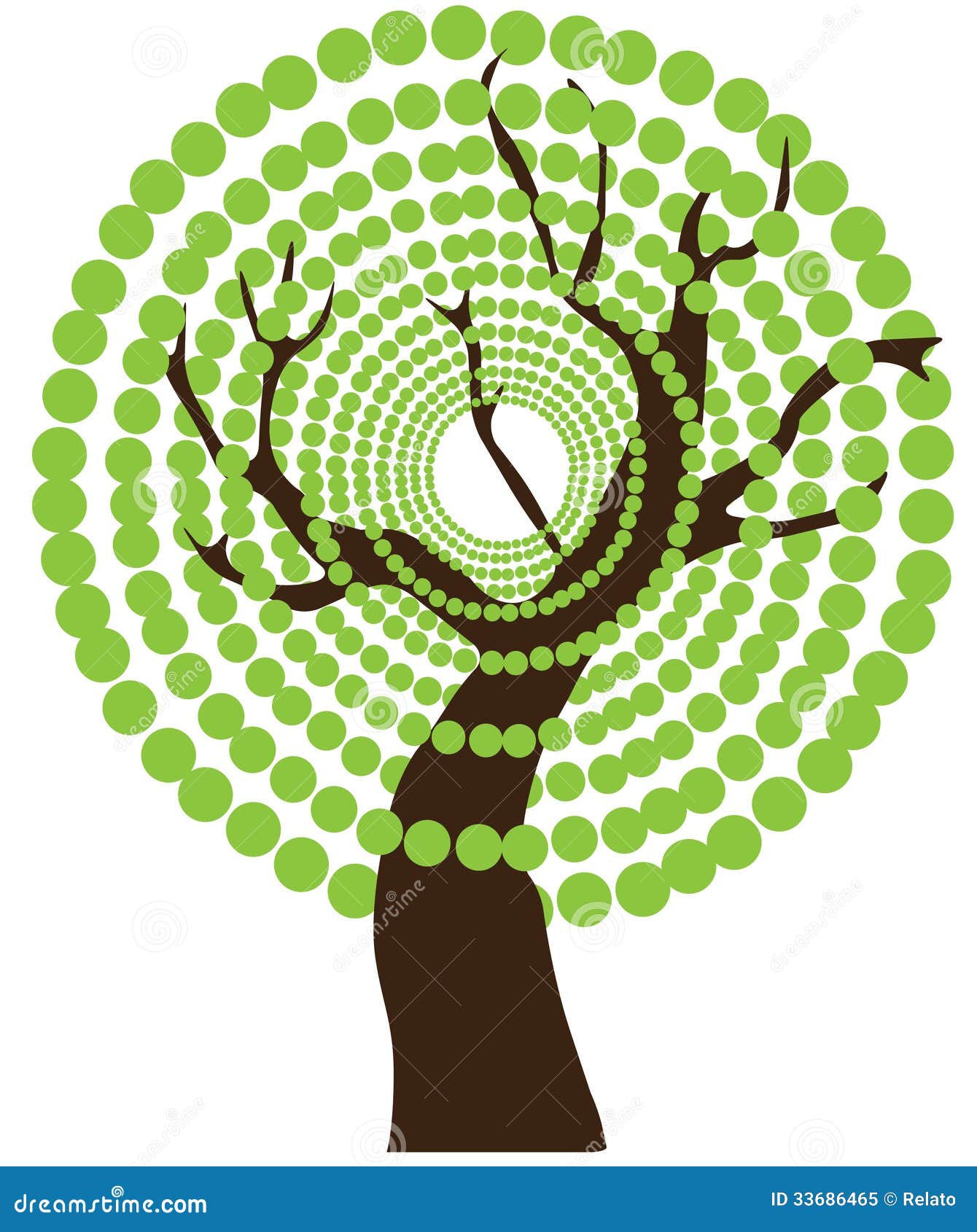 Abstract Tree stock vector. Illustration of composition - 33686465