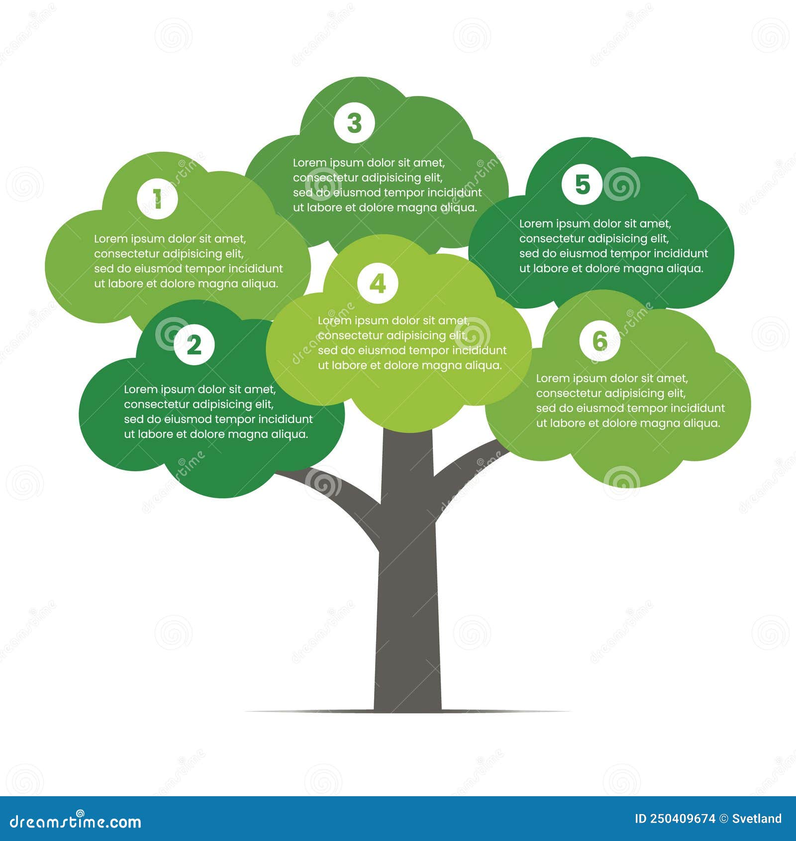 Abstract Tree Infographics Elements. Stock Vector - Illustration of ...