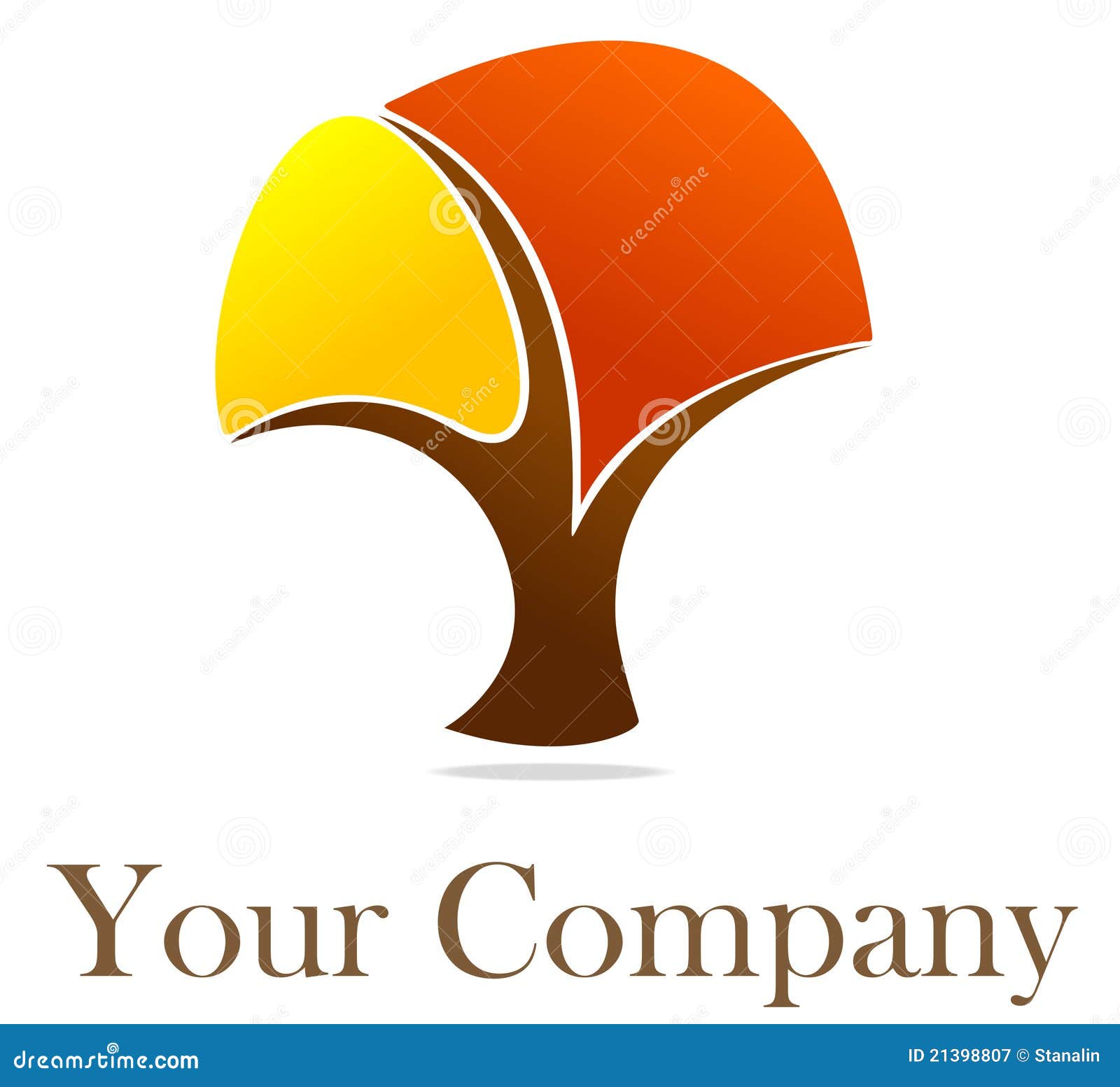 Abstract tree logo stock vector. Illustration of color - 21398807