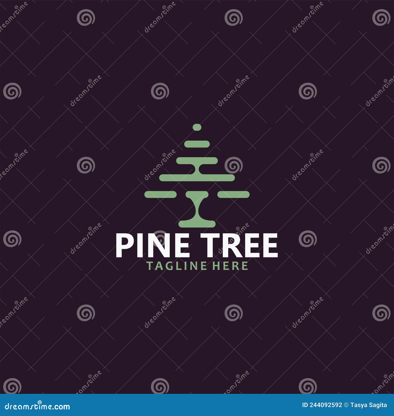 Abstract Tree Logo Icon Vector Isolated Stock Vector - Illustration of ...