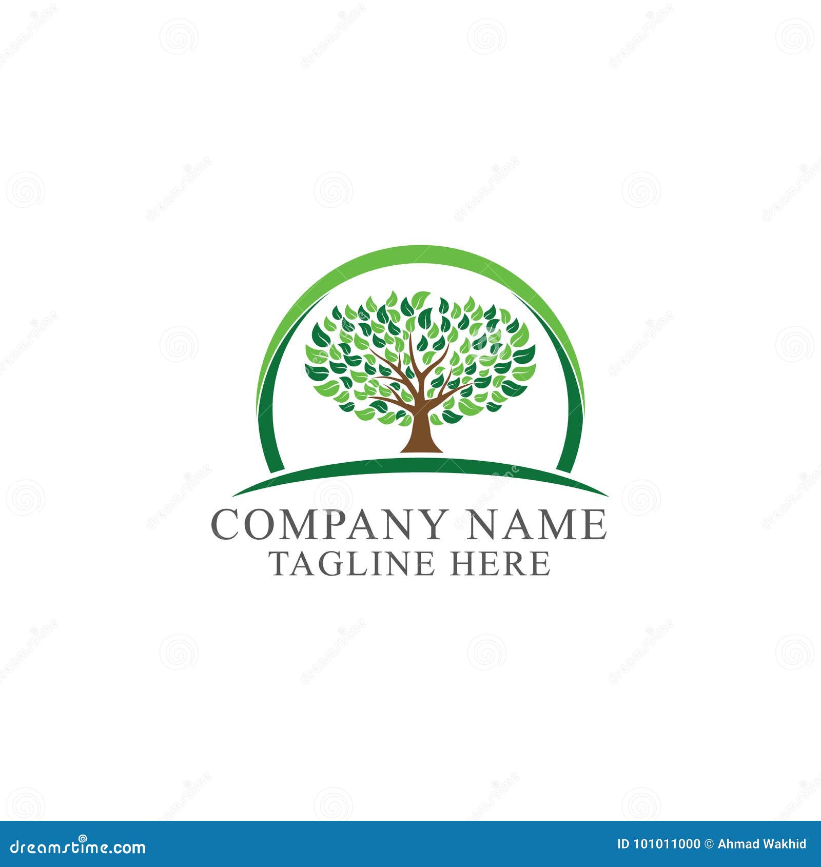 Abstract Tree Logo Vector Illustration Stock Vector - Illustration of ...
