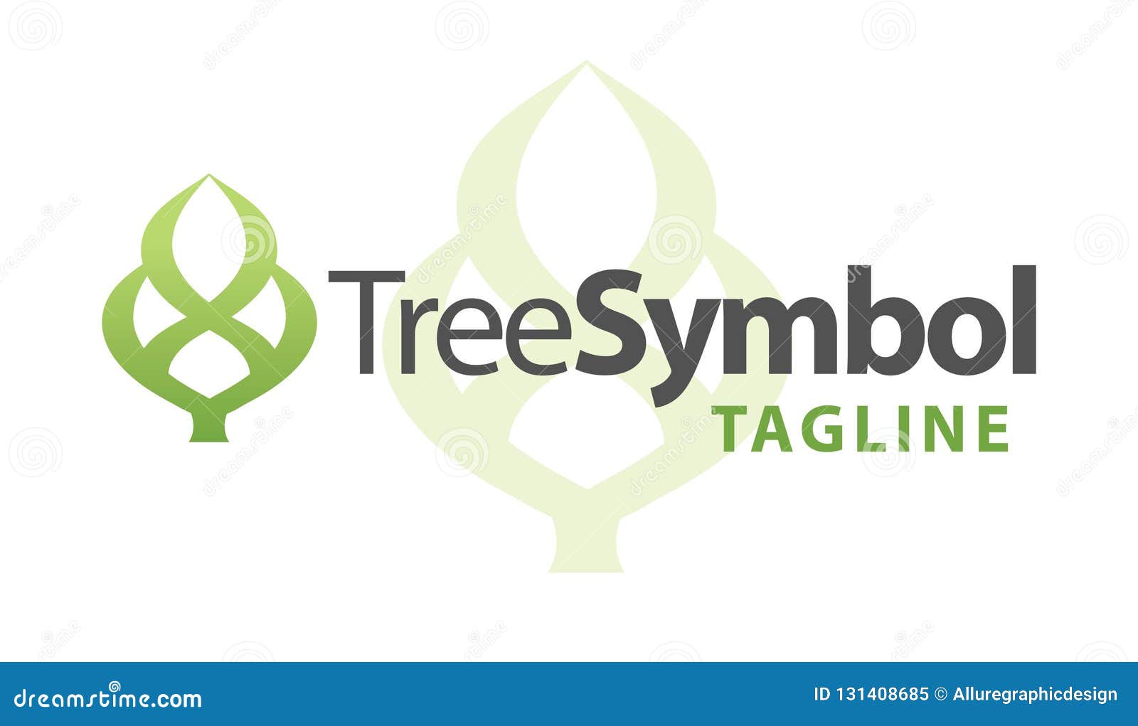 Abstract Tree Symbol stock illustration. Illustration of concept ...