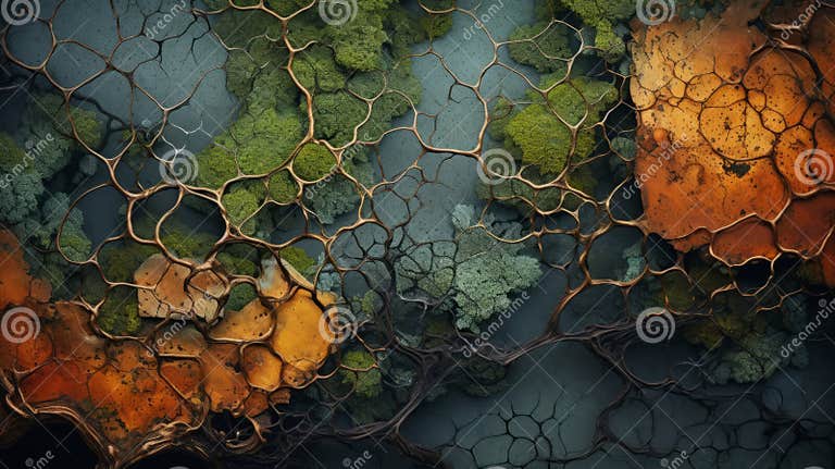 Abstract Tree Trunk in the Forest Wallpaper Stock Illustration ...