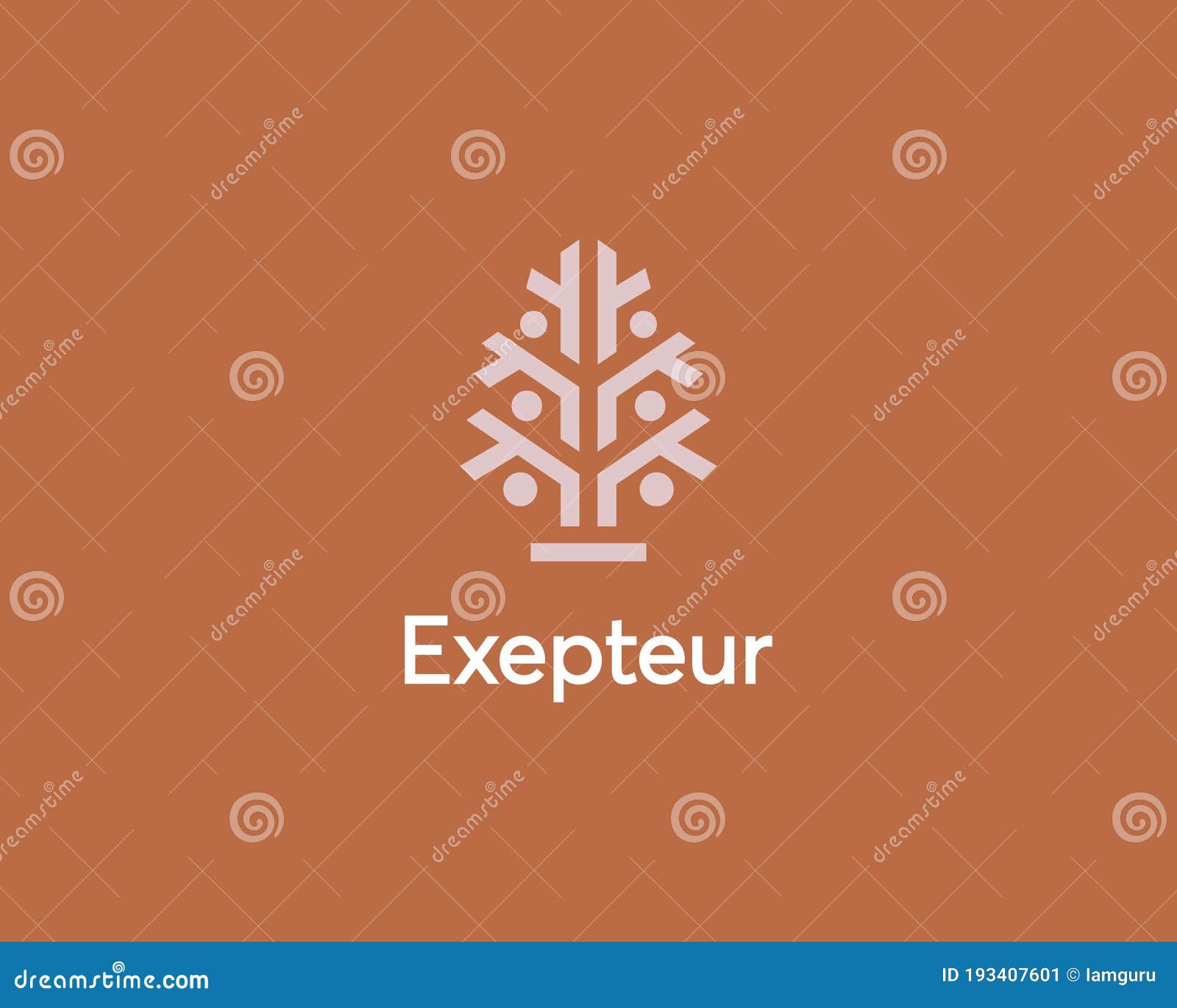 Abstract Tree Vector Logo Icon. Park Nature Crown Logotype. Stock ...