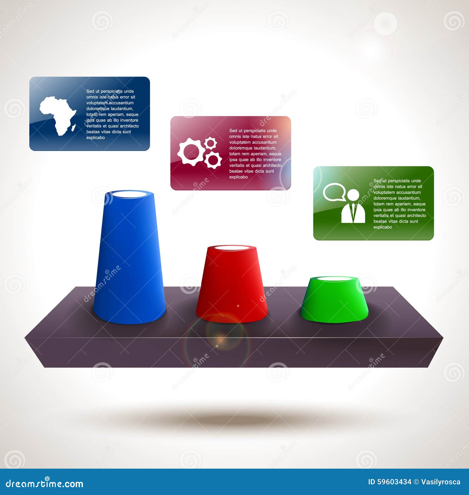 Abstract Trendy Infographic Diagram Design Stock Vector - Illustration ...