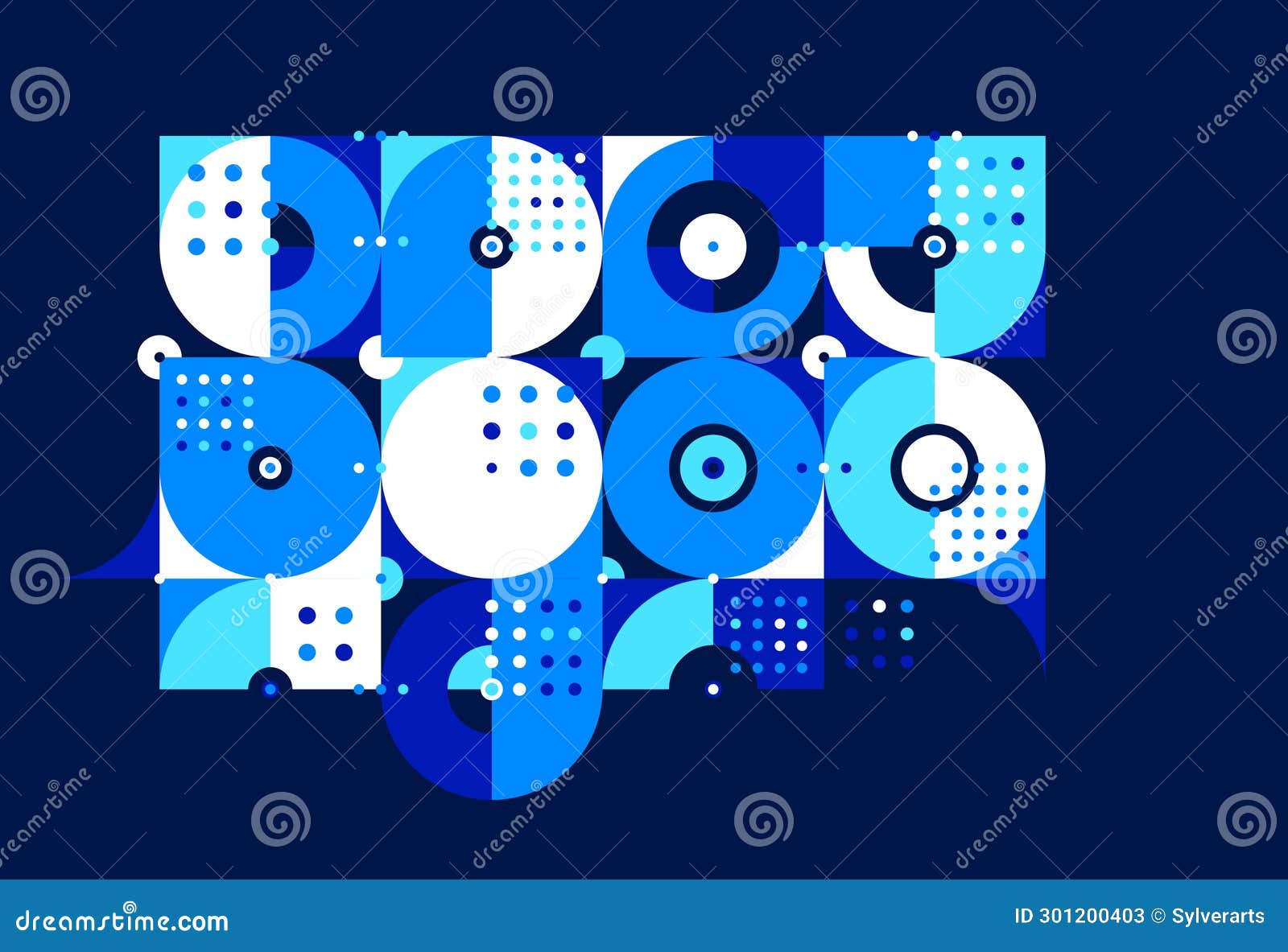 Abstract Trendy Vector Background, Modular Geometric Tiles Composition ...