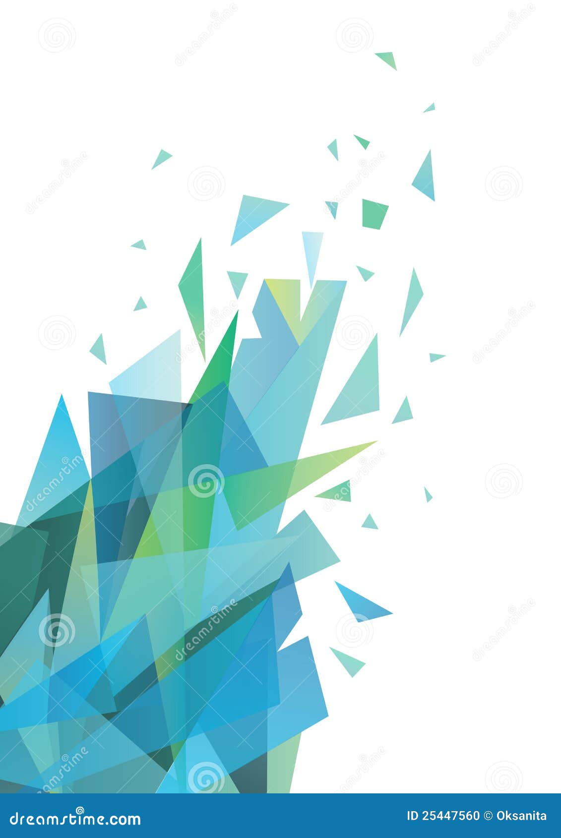 Abstract triangle. stock vector. Illustration of simple - 25447560