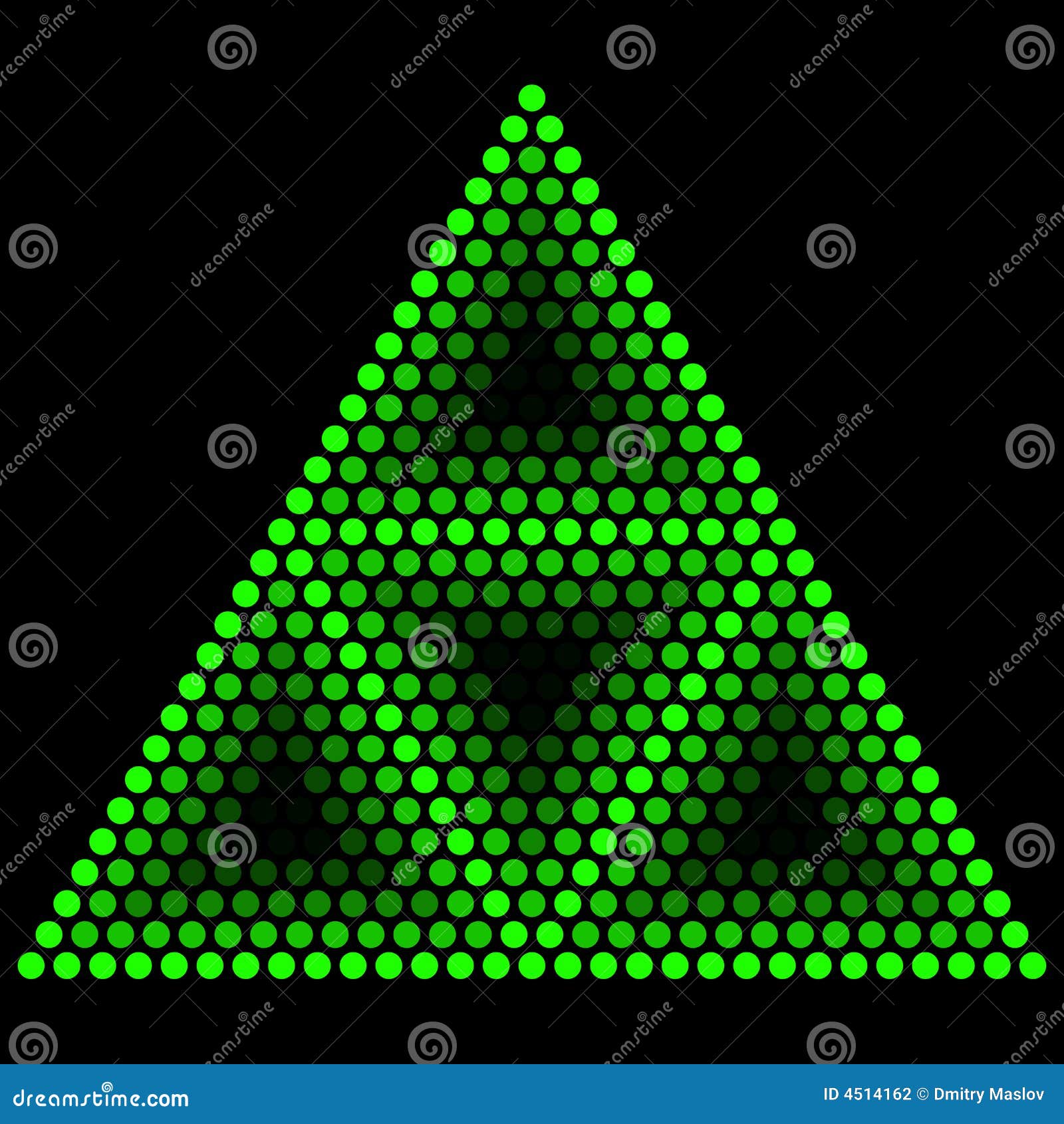 Abstract Triangle stock vector. Illustration of circle - 4514162