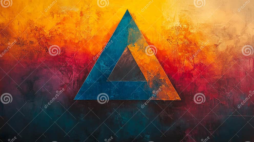 Abstract Triangle Art stock illustration. Illustration of texture ...
