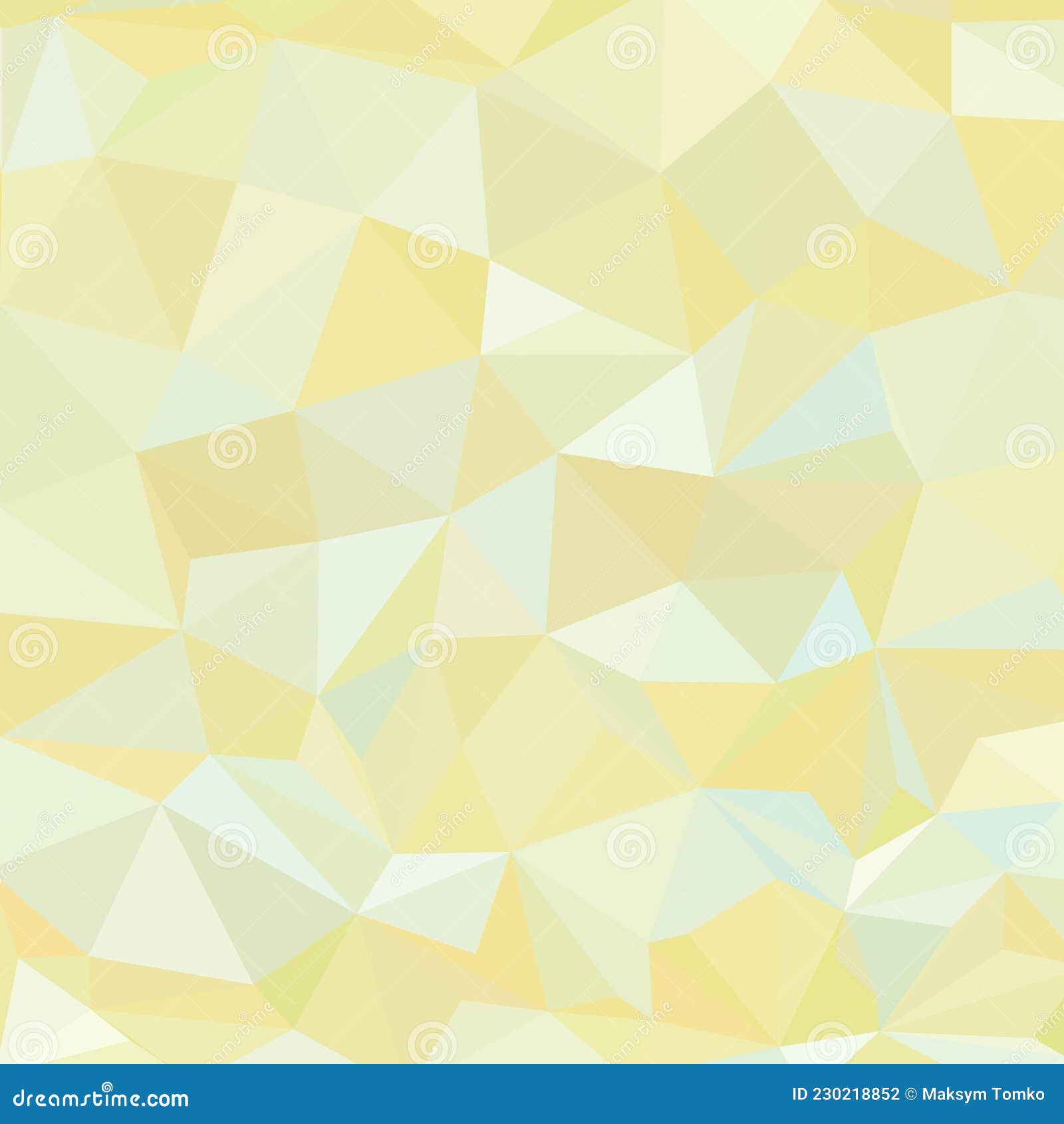 Abstract Triangle Art in Pastel Colors - Eps10 Stock Illustration ...