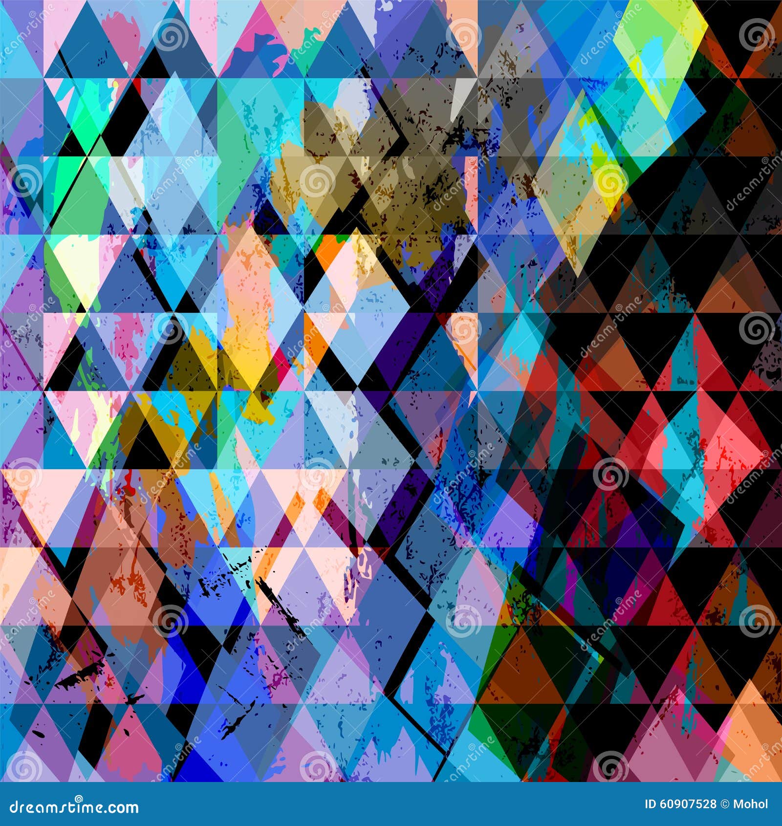 Abstract Triangle Background Stock Vector - Illustration of purple ...