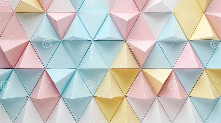 Abstract Triangle Background 3D Triangles Modern Wallpaper Stock ...