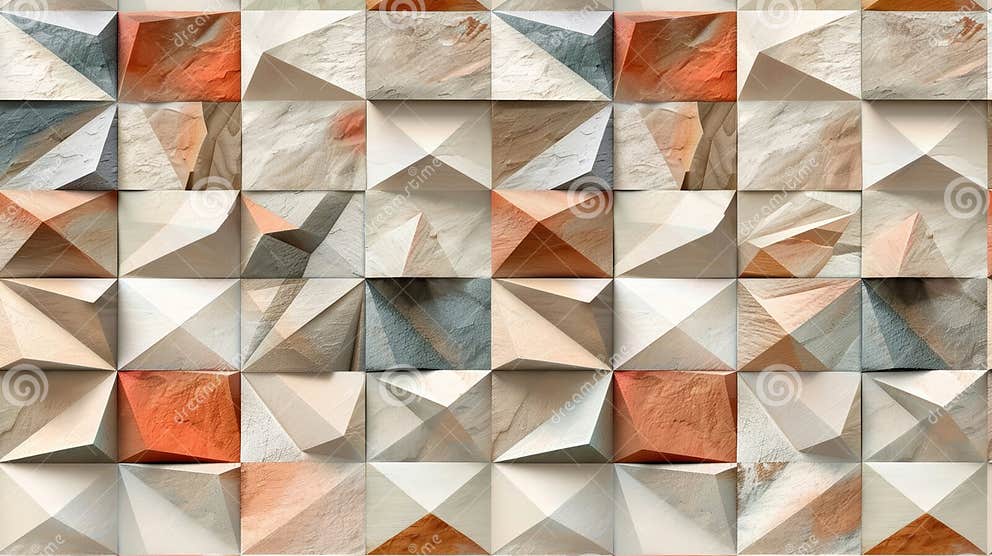 Abstract Triangle Background 3D Triangles Modern Wallpaper Stock ...