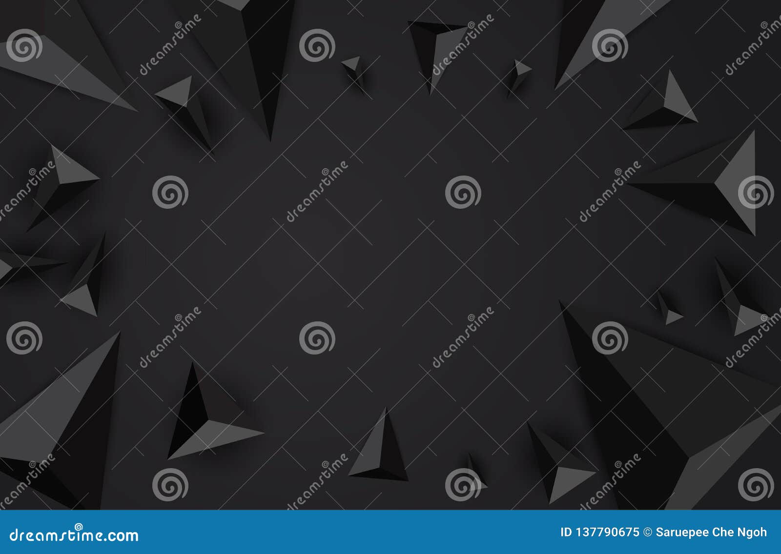 Abstract Triangle Background. 3D Triangles. Modern Wallpaper Stock ...