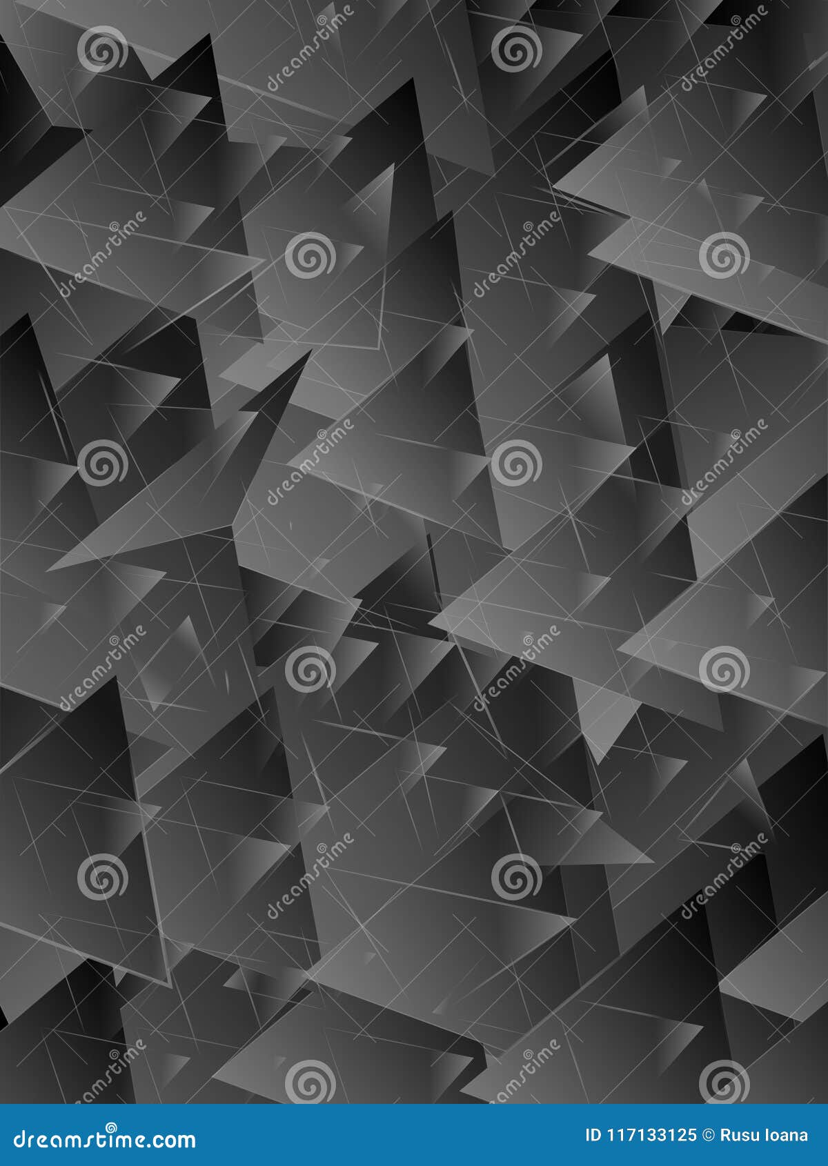 Abstract Triangle Pattern Grey Luxury Background Stock Vector ...