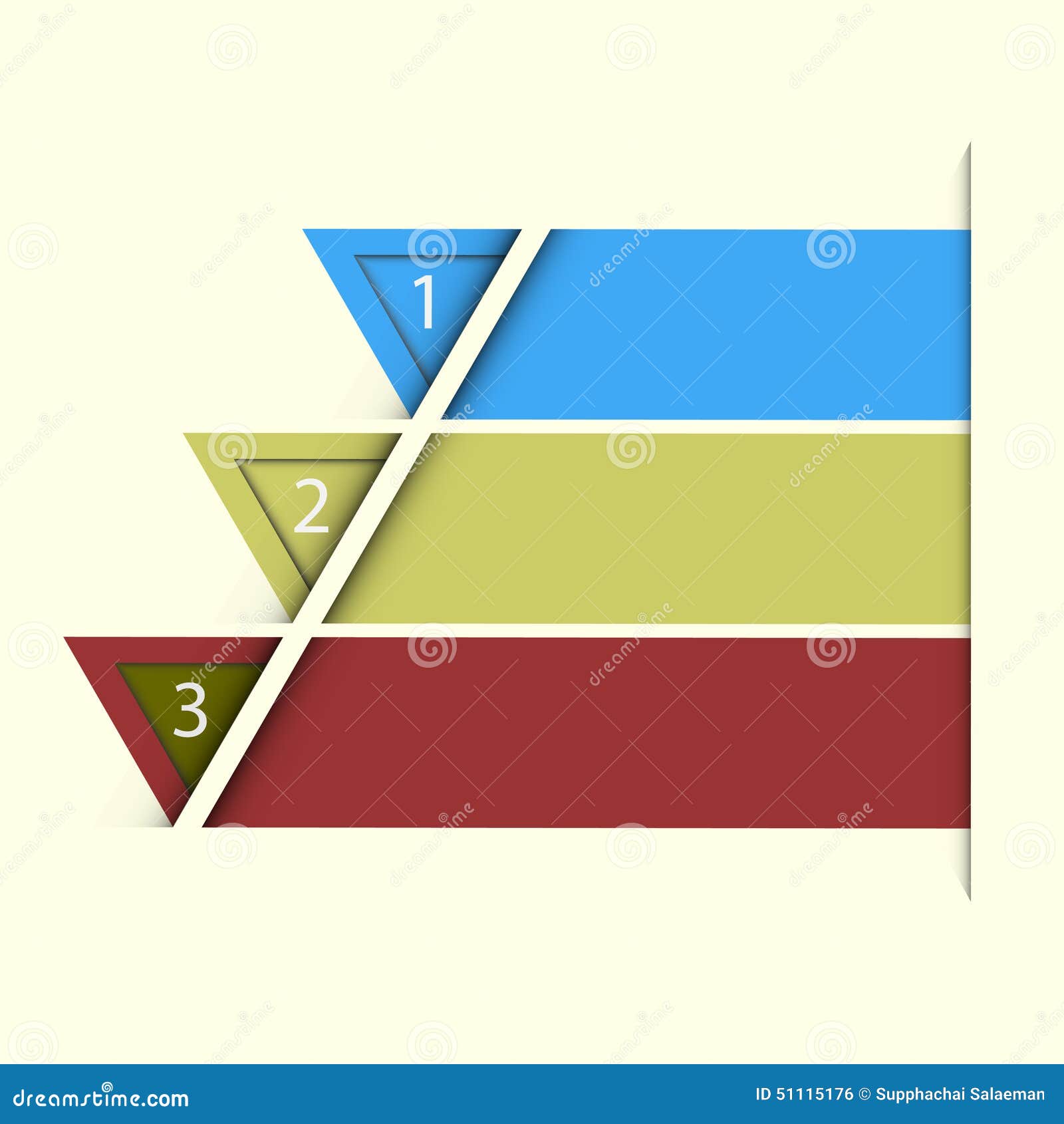 Abstract Triangle Choice Option Stock Illustration - Illustration of ...